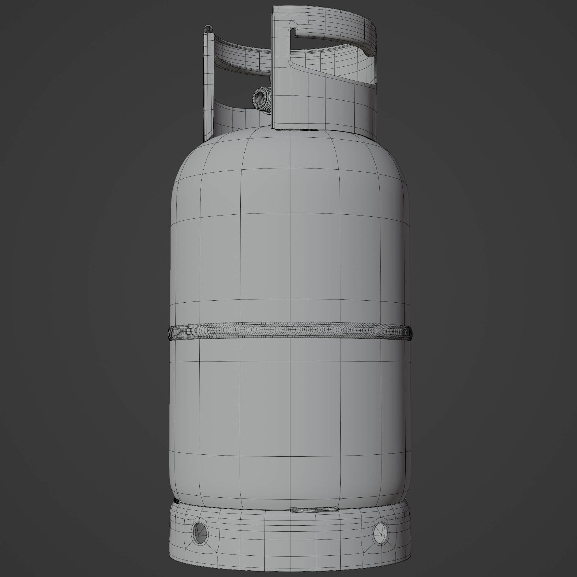Gas Cylinder Propane - 3D Model by 3DModelingCorp