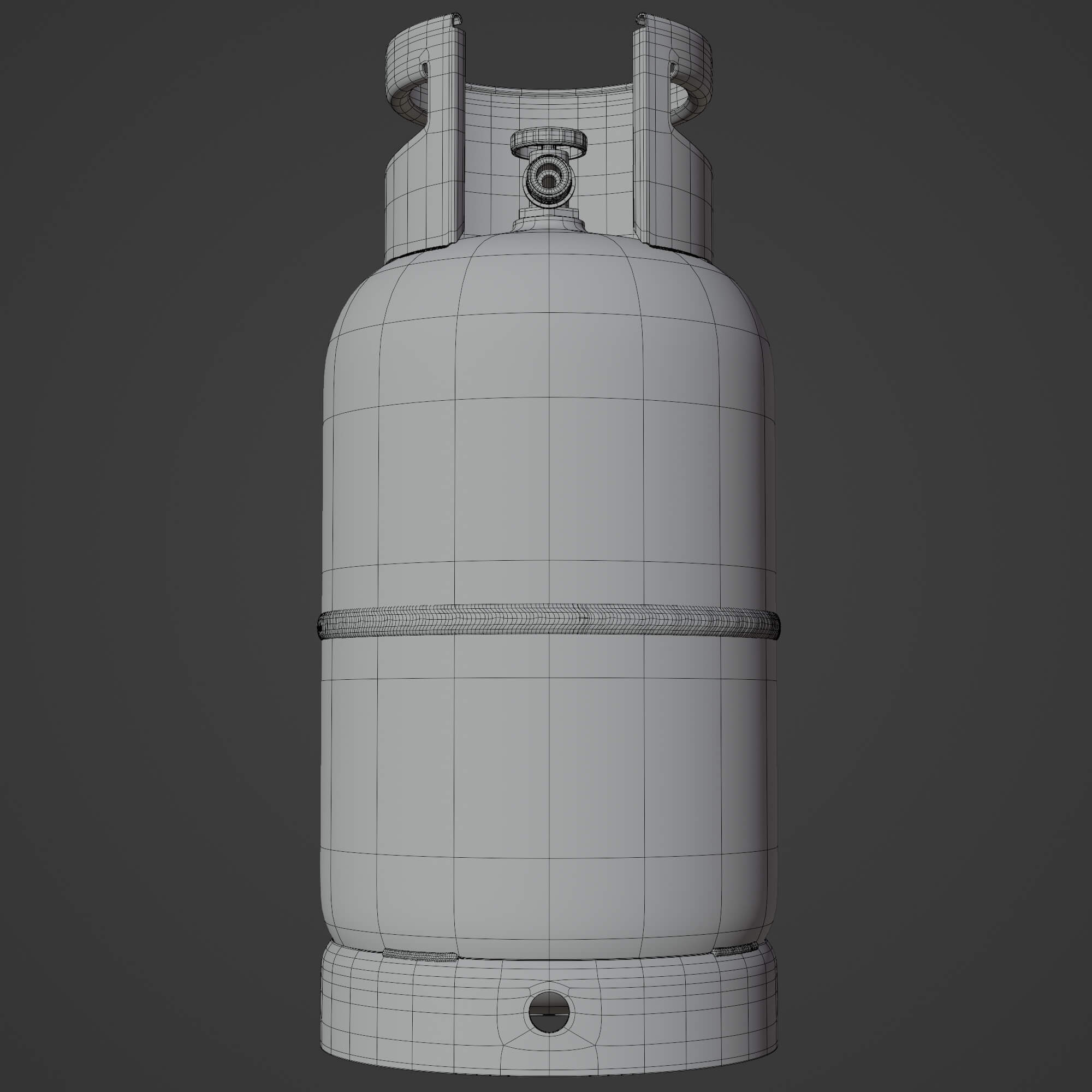 Gas Cylinder Propane - 3D Model by 3DModelingCorp