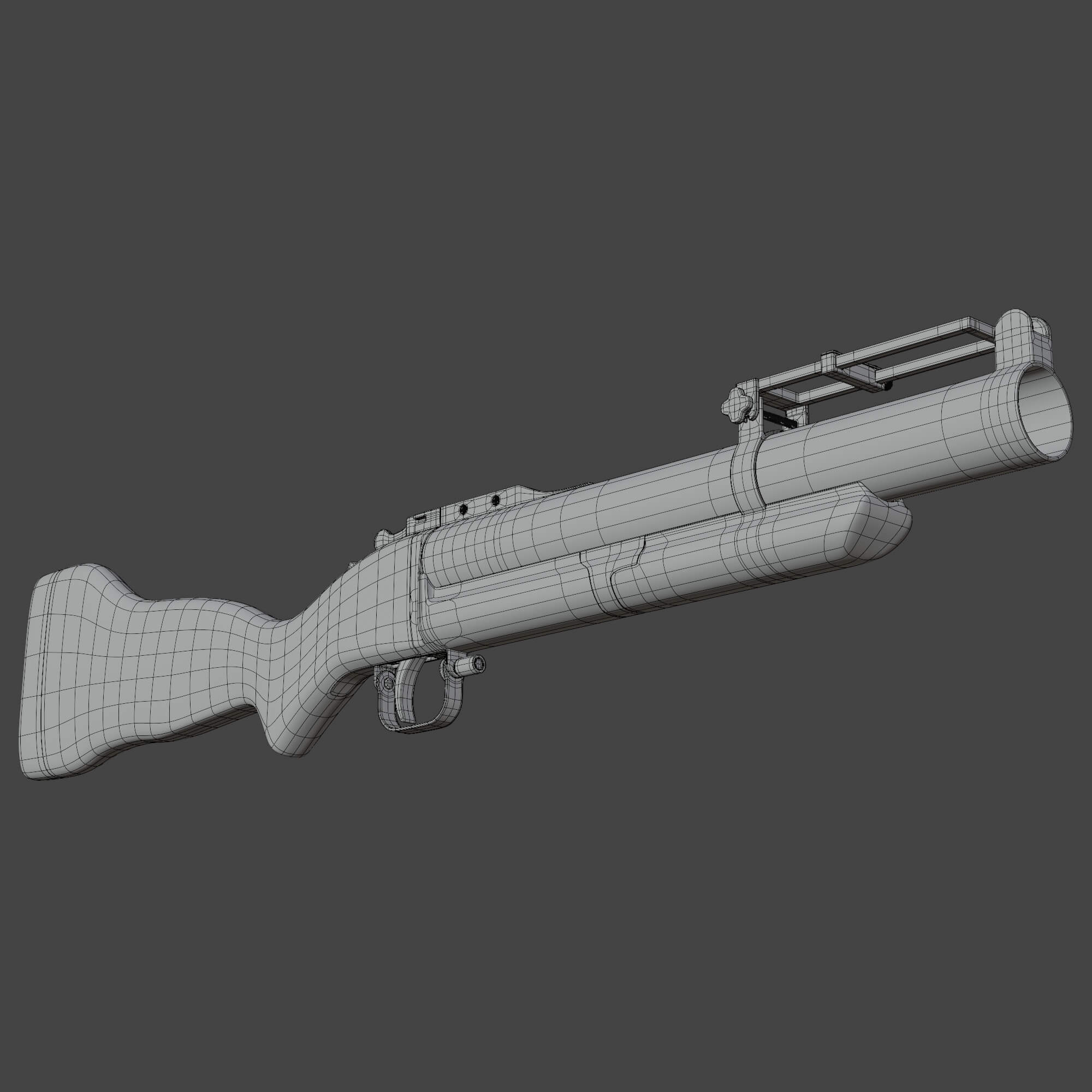Grenade Launcher 3d Model By 3dmodelingcorp