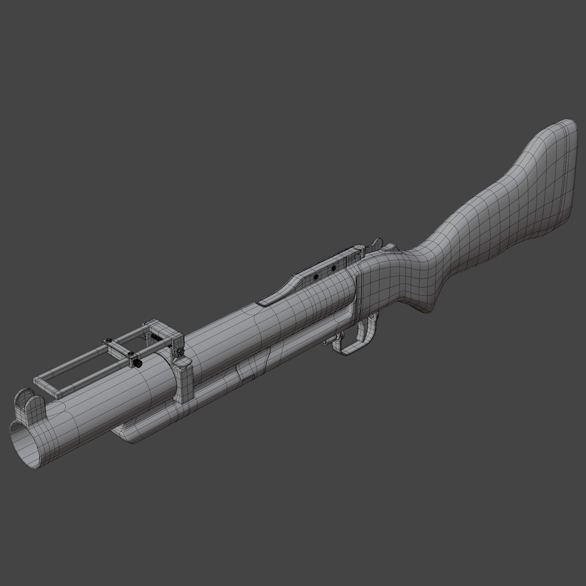 Grenade Launcher - 3D Model by 3DModelingCorp