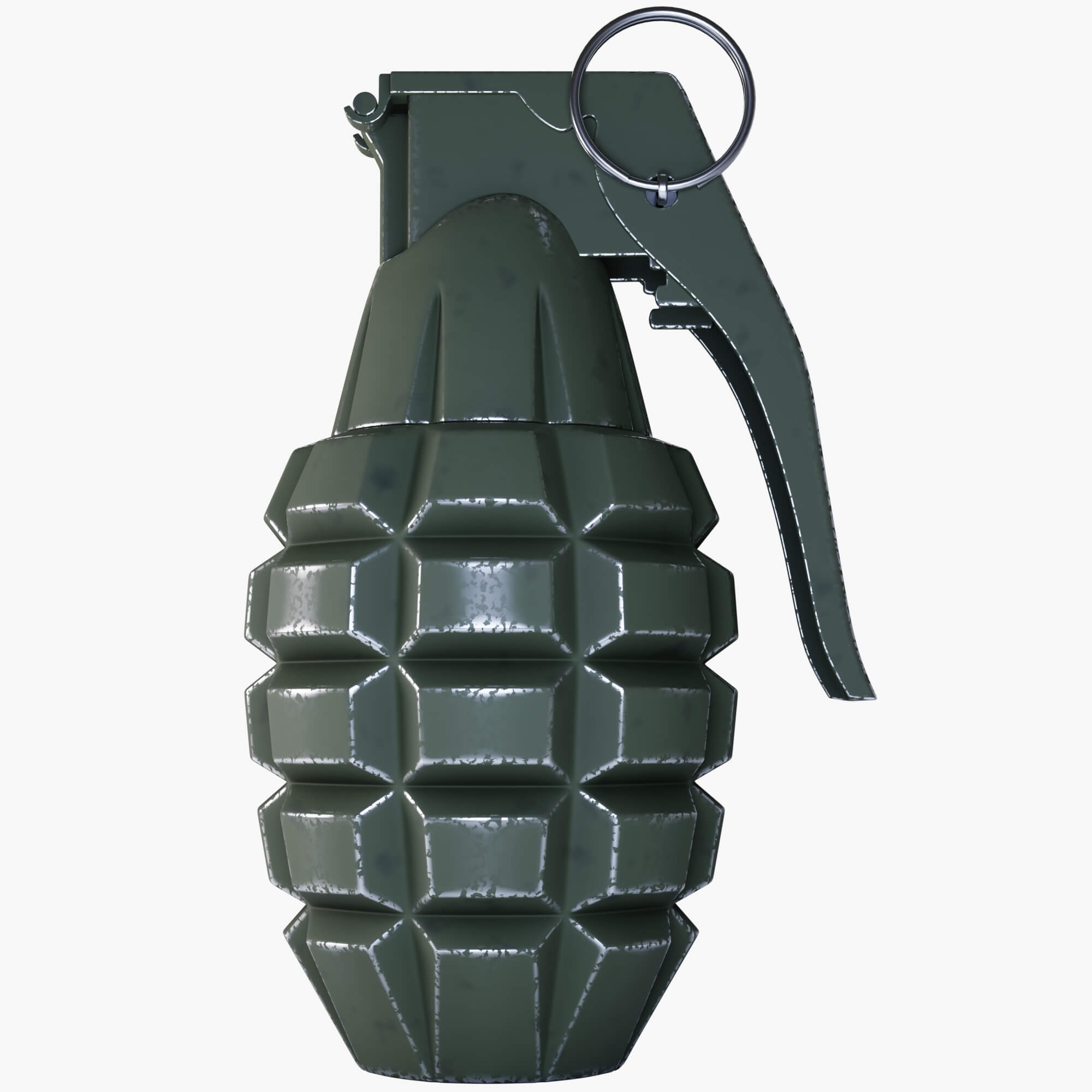 Hand Grenade - 3D Model by 3DModelingCorp