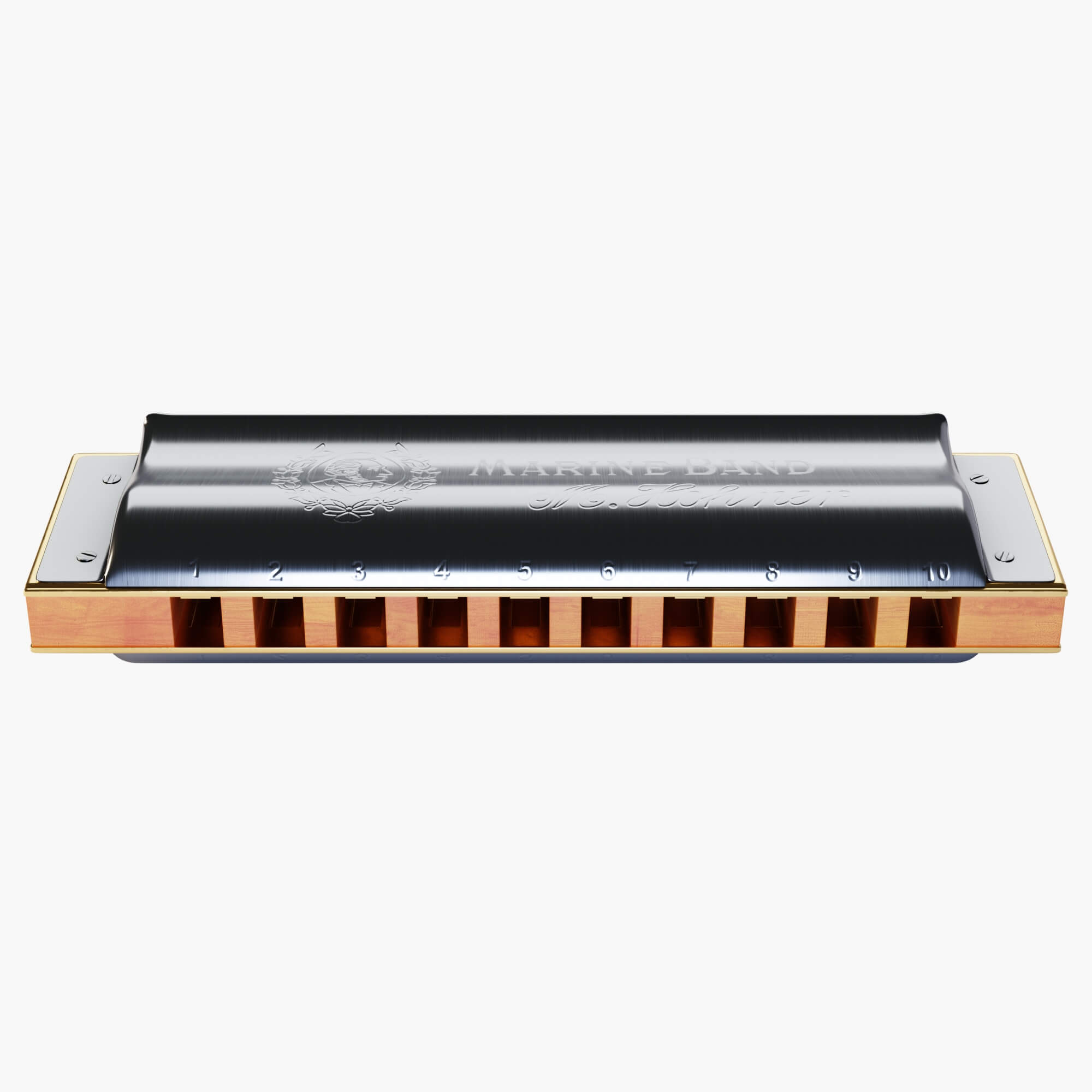 Harmonica 3D by 3DModelingCorp