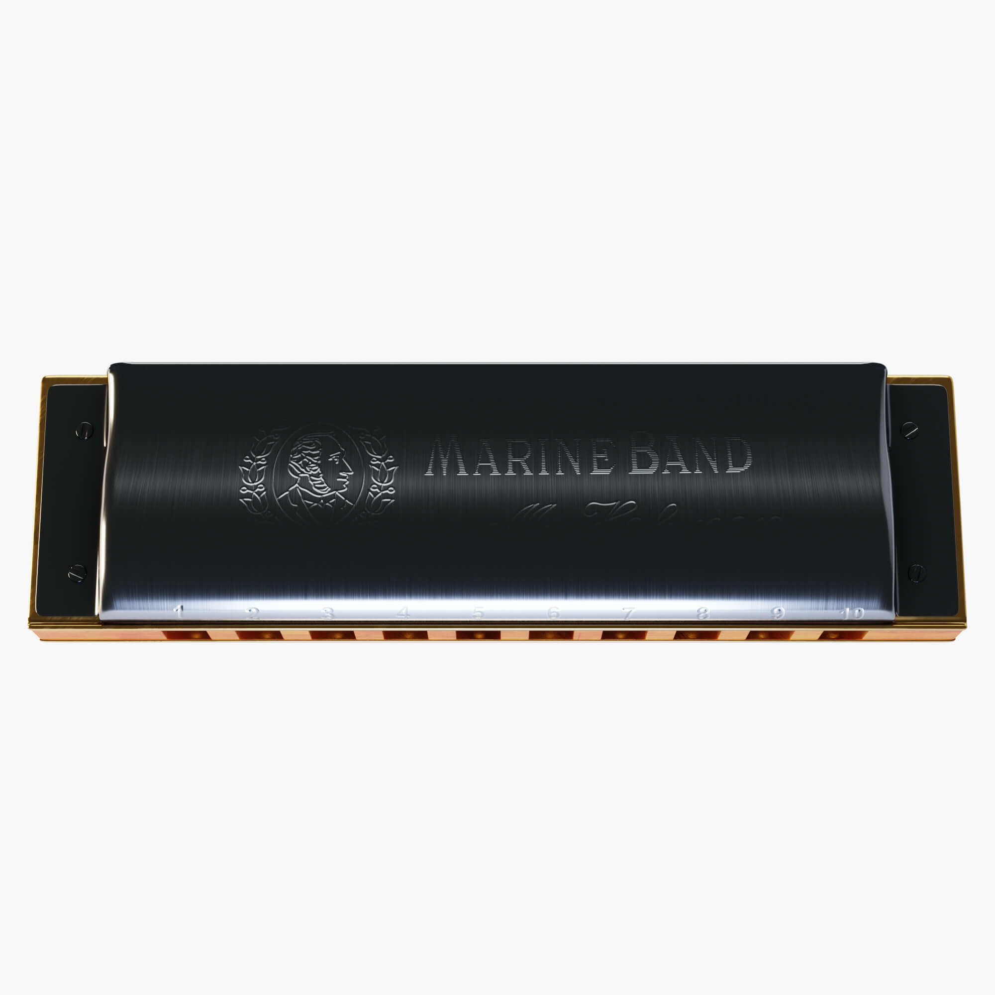 Harmonica 3D by 3DModelingCorp