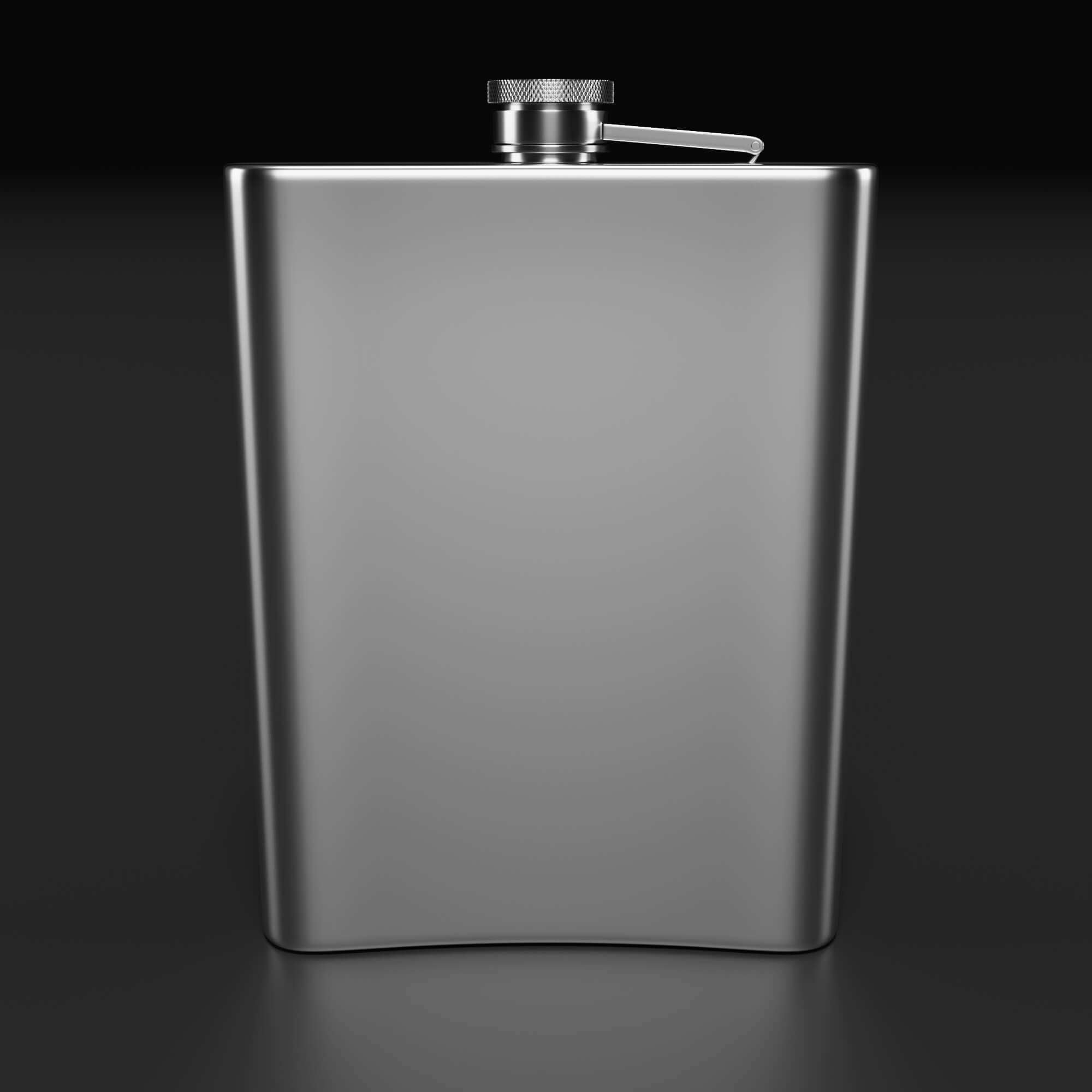 Hip Flask 3D by 3DModelingCorp