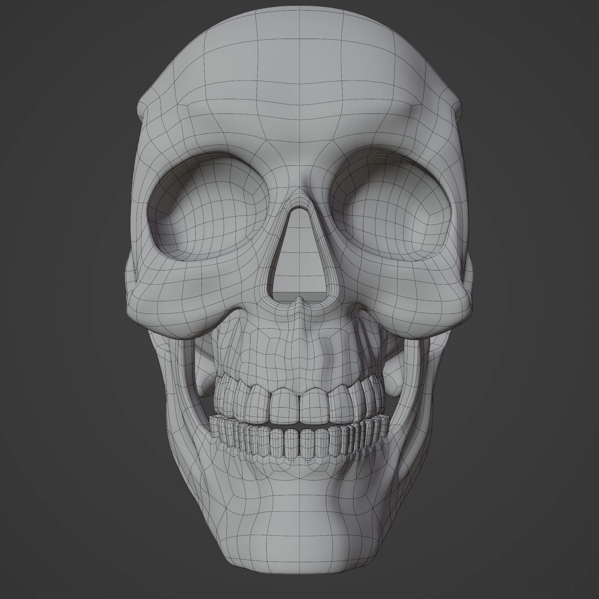 Human Skull 3D by 3DModelingCorp