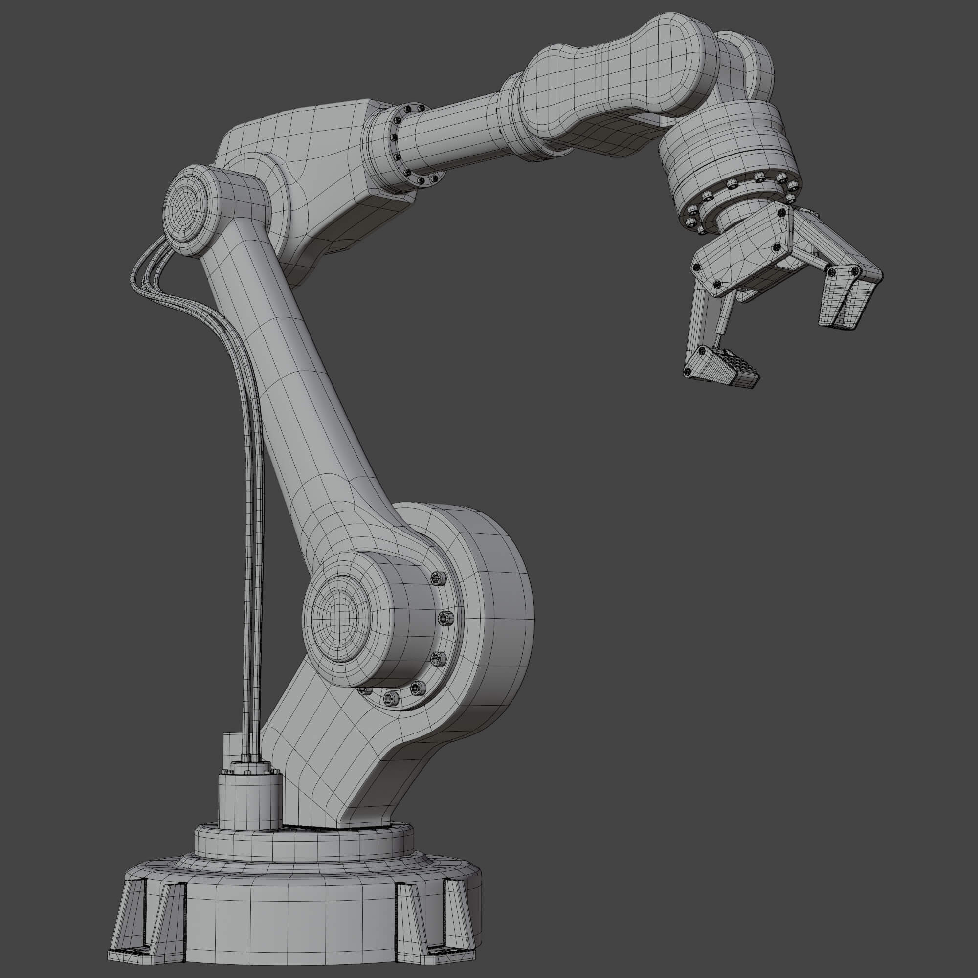 Industrial Robot Arm - 3D Model by 3DModelingCorp