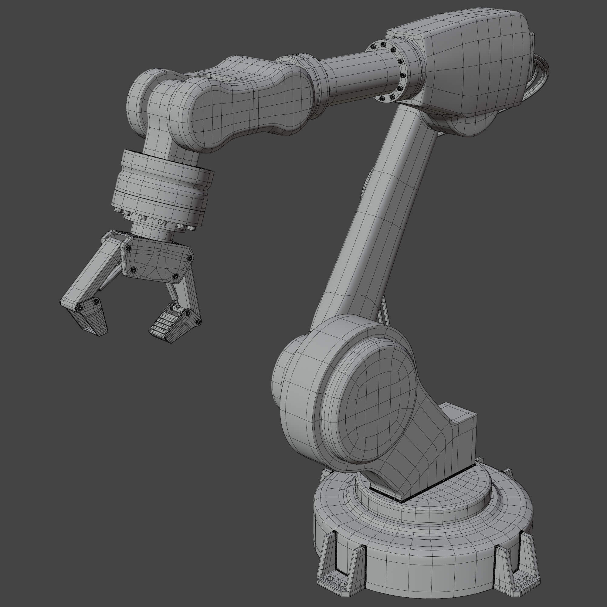 Industrial Robot Arm - 3D Model by 3DModelingCorp