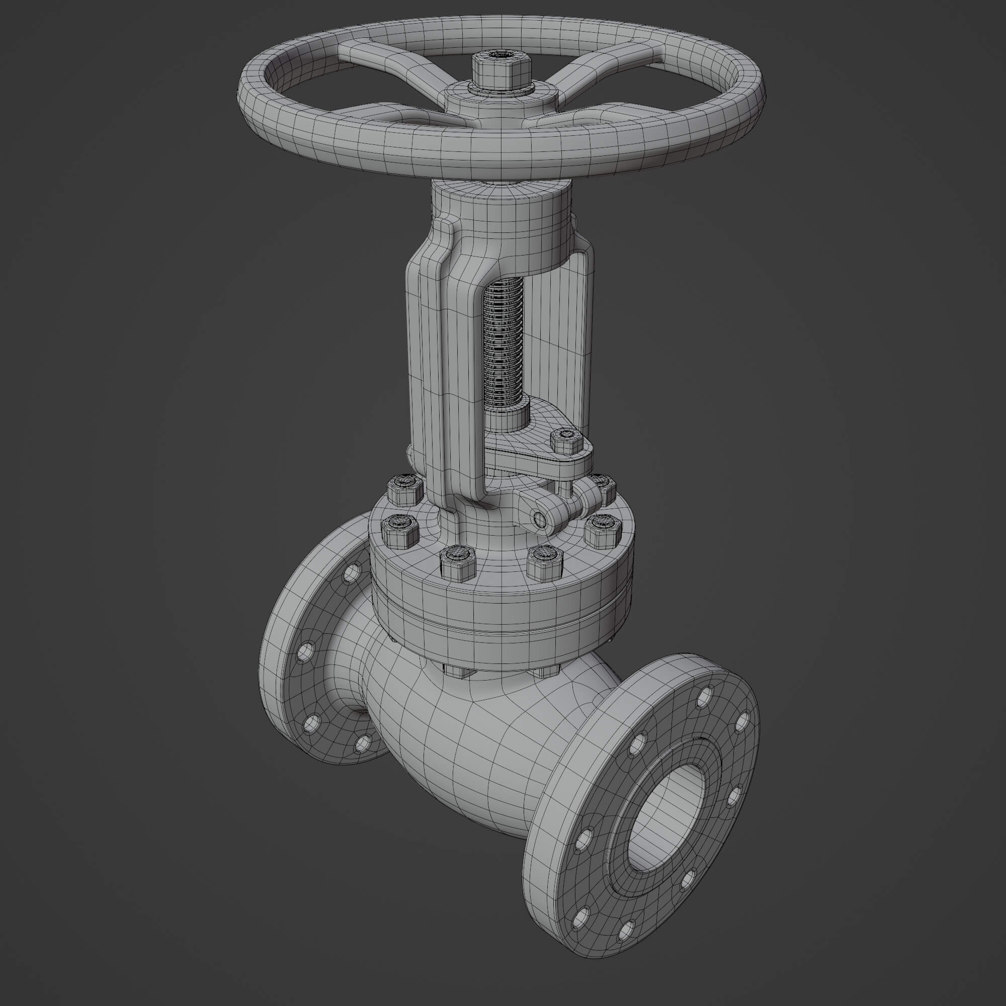 Industrial Valve - 3D Model by 3DModelingCorp