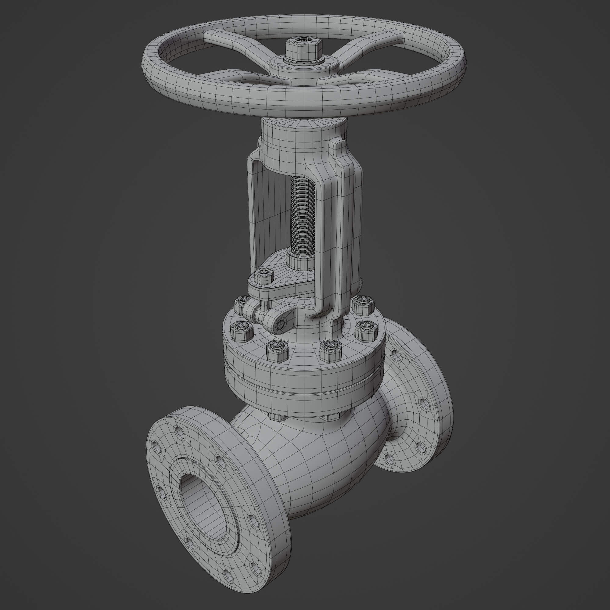 Industrial Valve - 3D Model by 3DModelingCorp