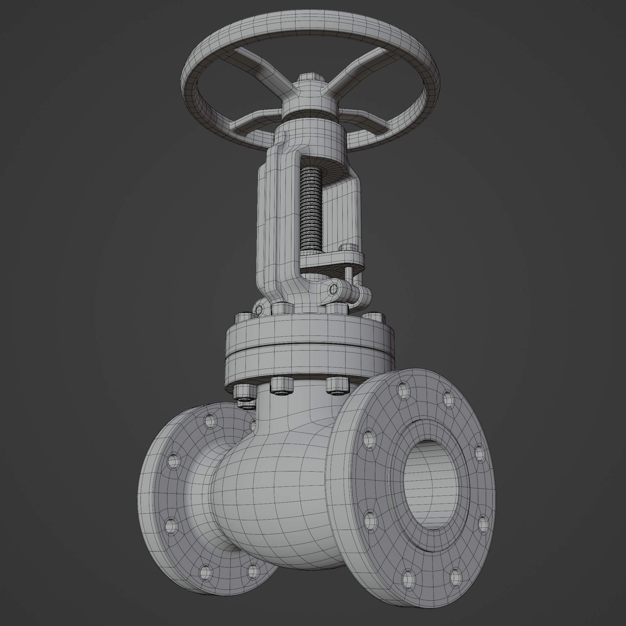 Industrial Valve - 3D Model by 3DModelingCorp