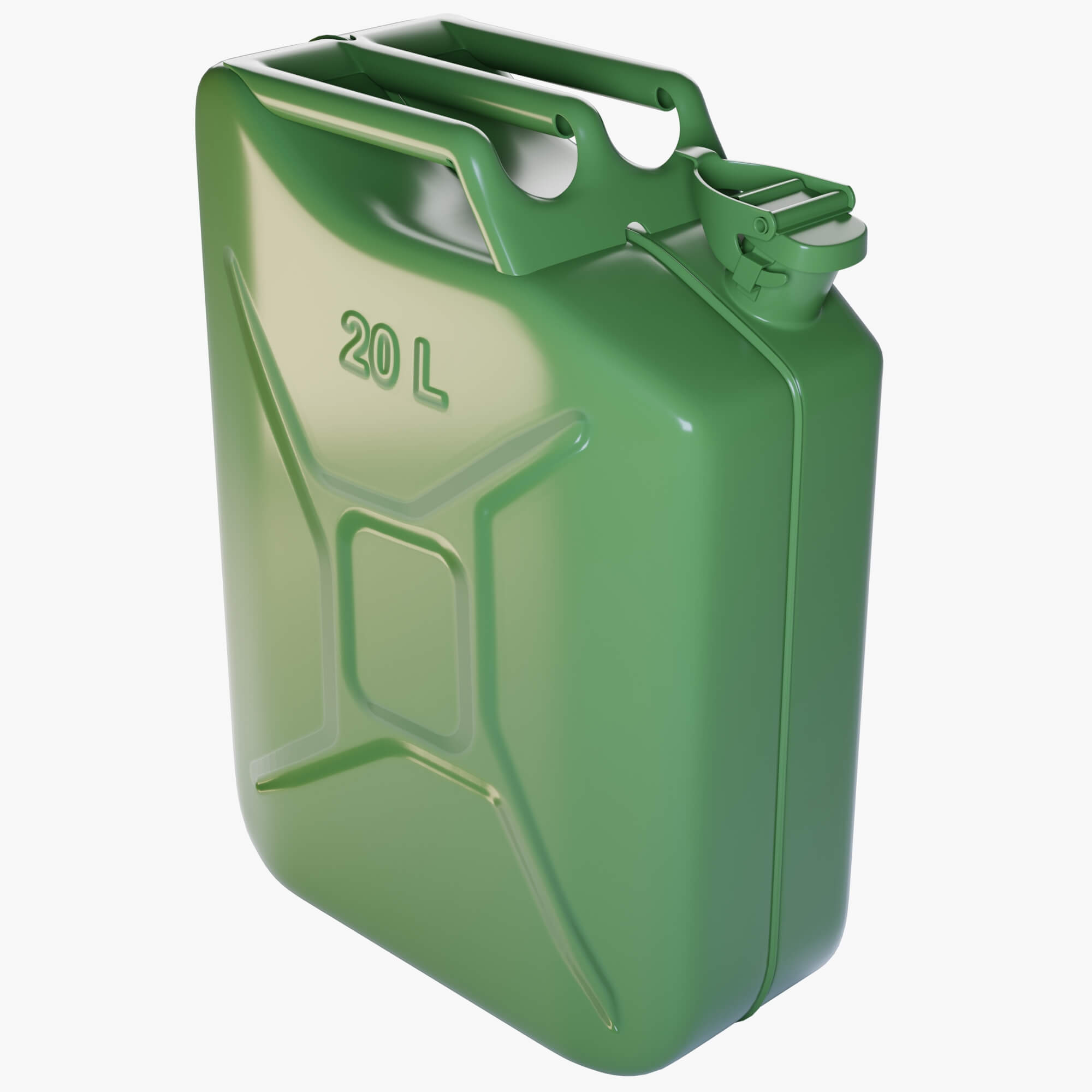Jerry Can Metal Gas - 3D Model by 3DModelingCorp