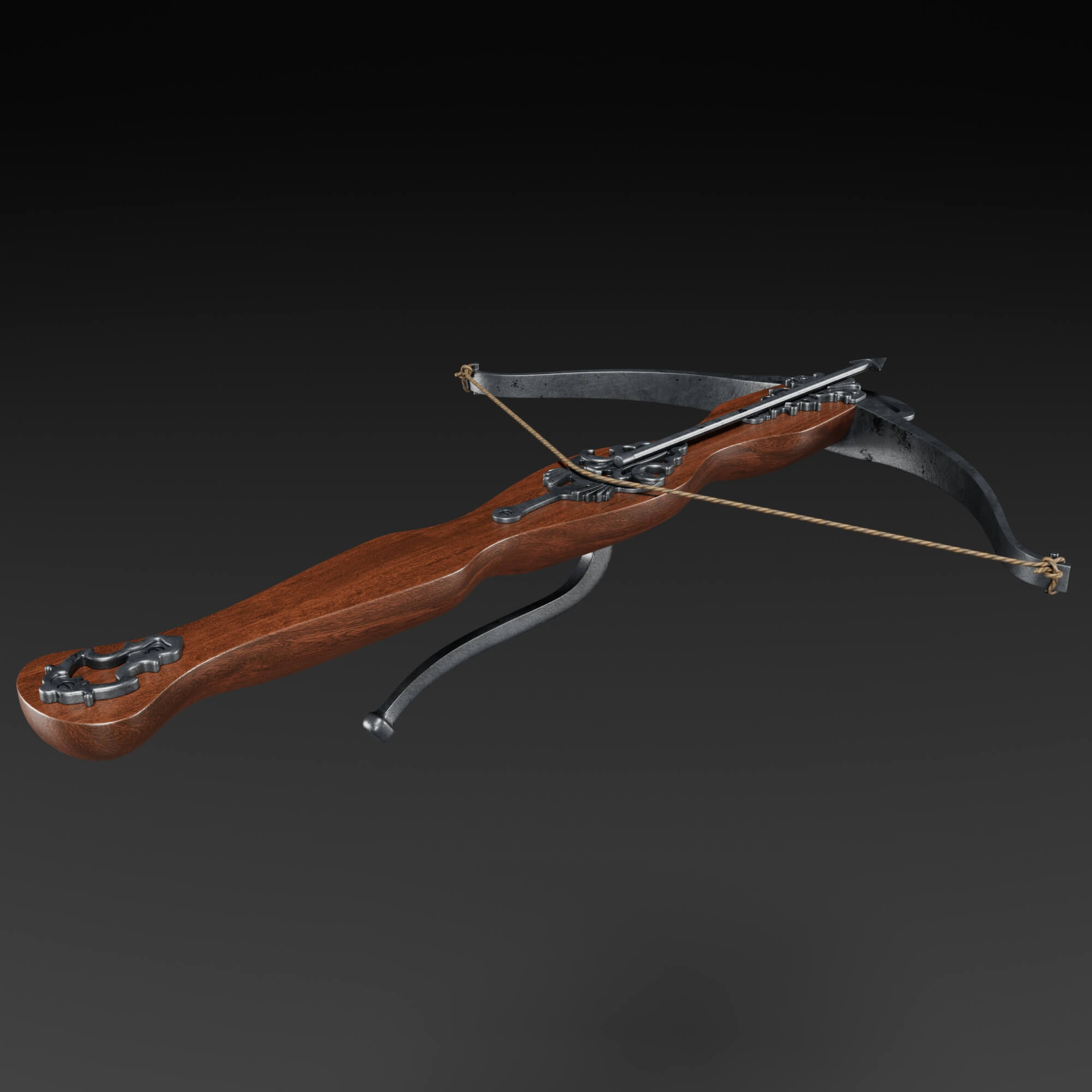 Medieval Crossbow - 3D Model by 3DModelingCorp