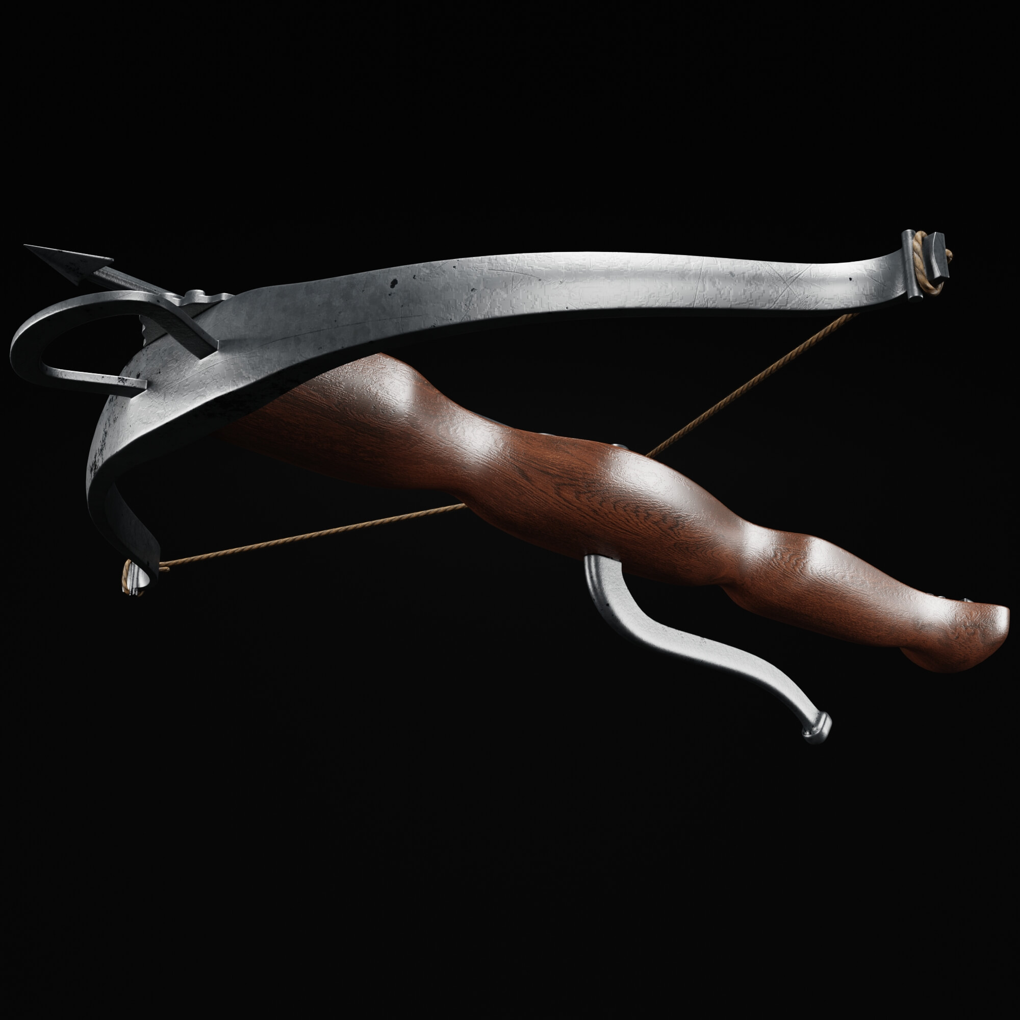 Medieval Crossbow - 3D Model by 3DModelingCorp