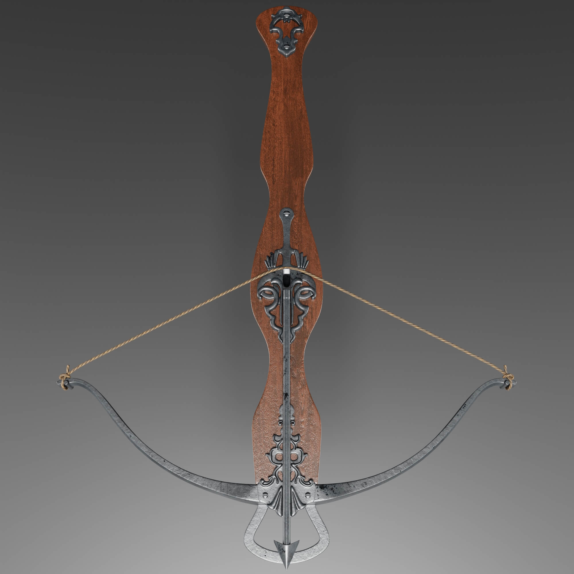 Medieval Crossbow - 3D Model by 3DModelingCorp