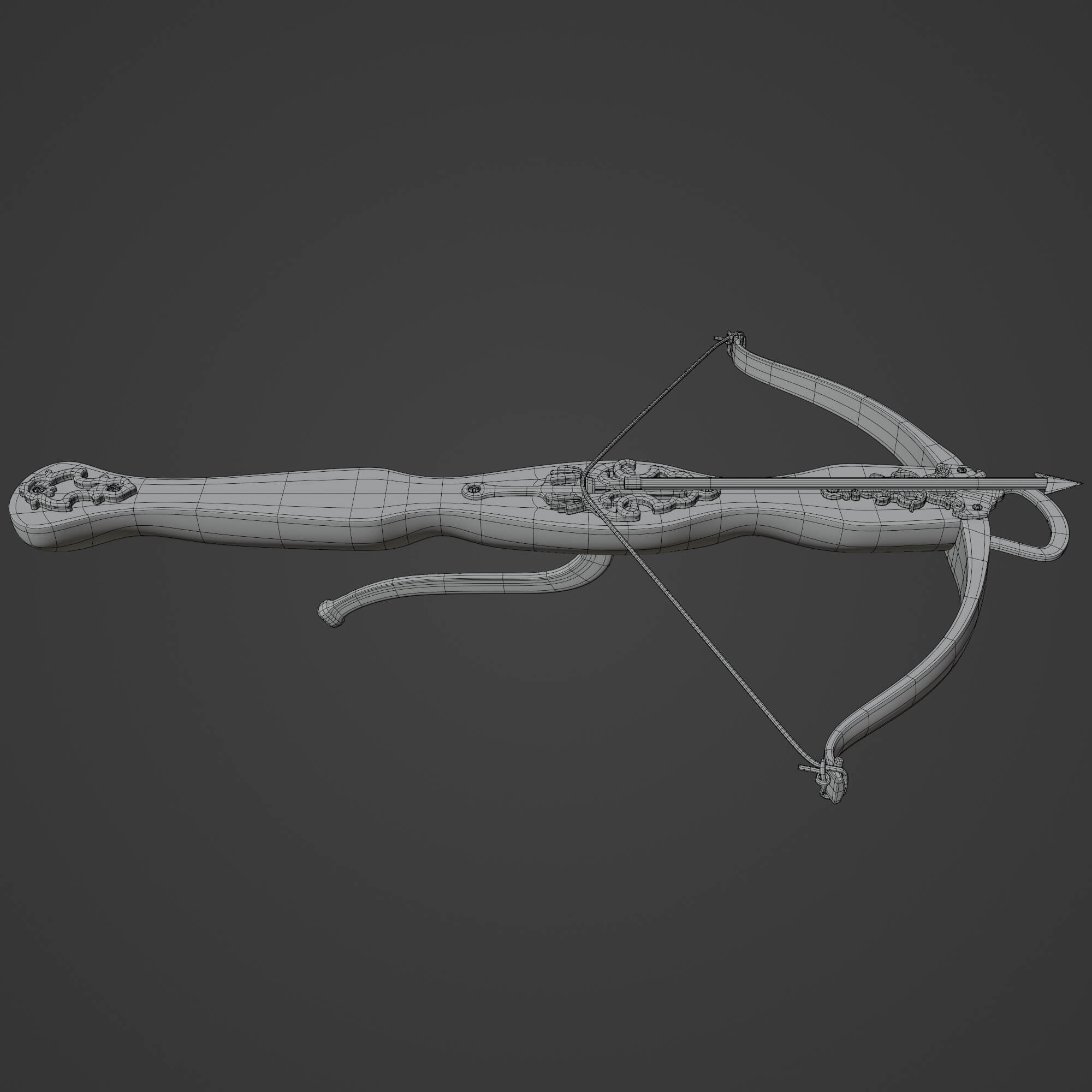 Medieval Crossbow - 3D Model by 3DModelingCorp