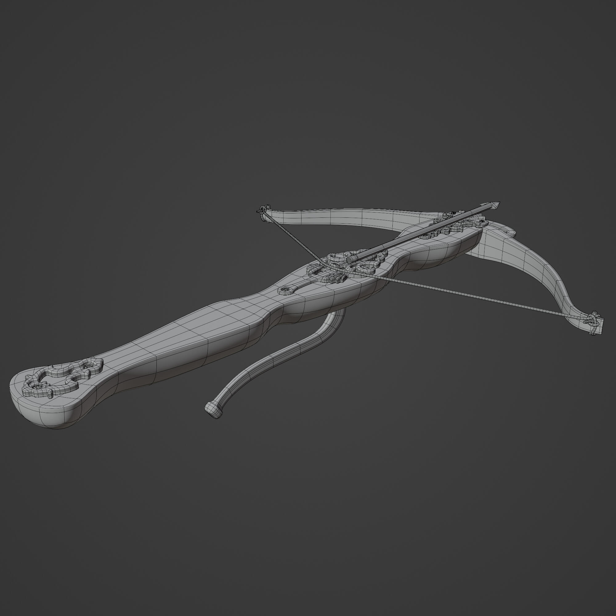 Medieval Crossbow - 3D Model by 3DModelingCorp