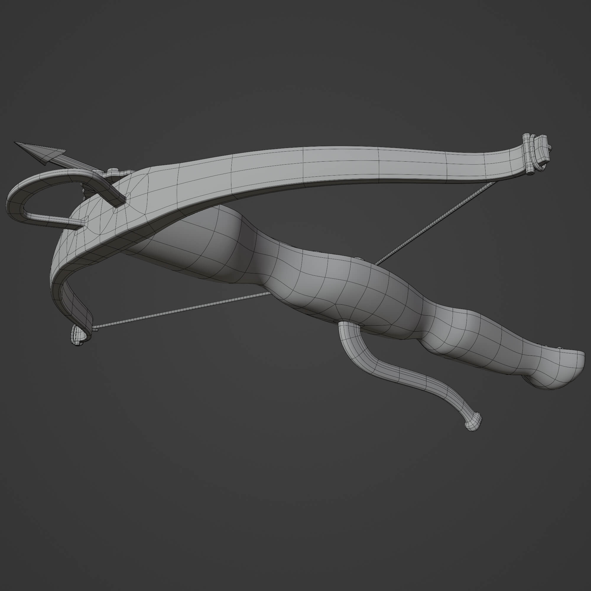 Medieval Crossbow - 3D Model by 3DModelingCorp
