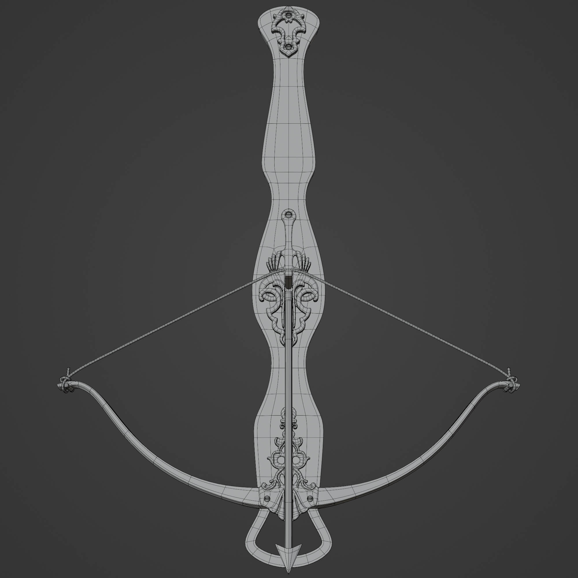 Medieval Crossbow - 3D Model by 3DModelingCorp