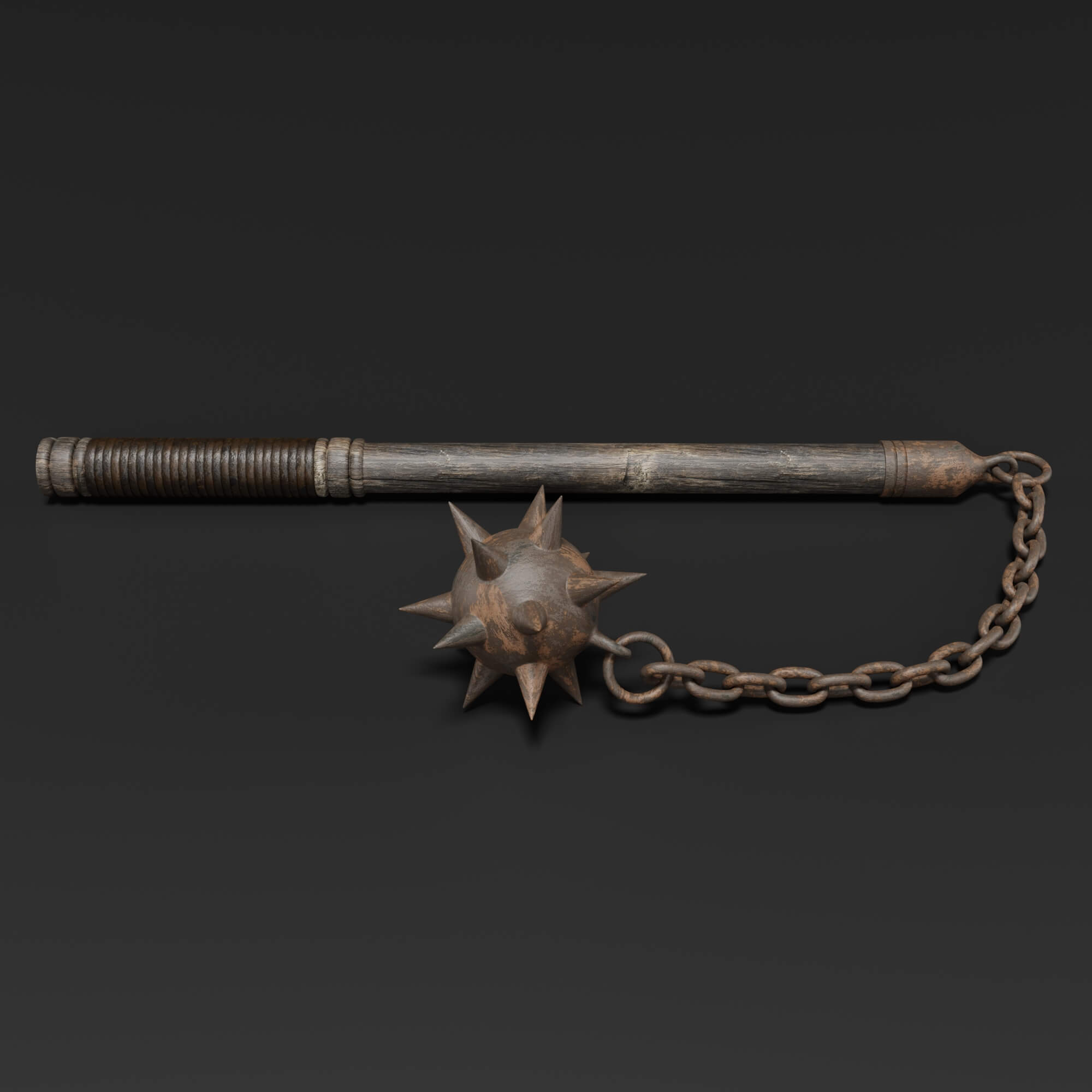 Medieval Mace Weapon - 3D Model by 3DModelingCorp