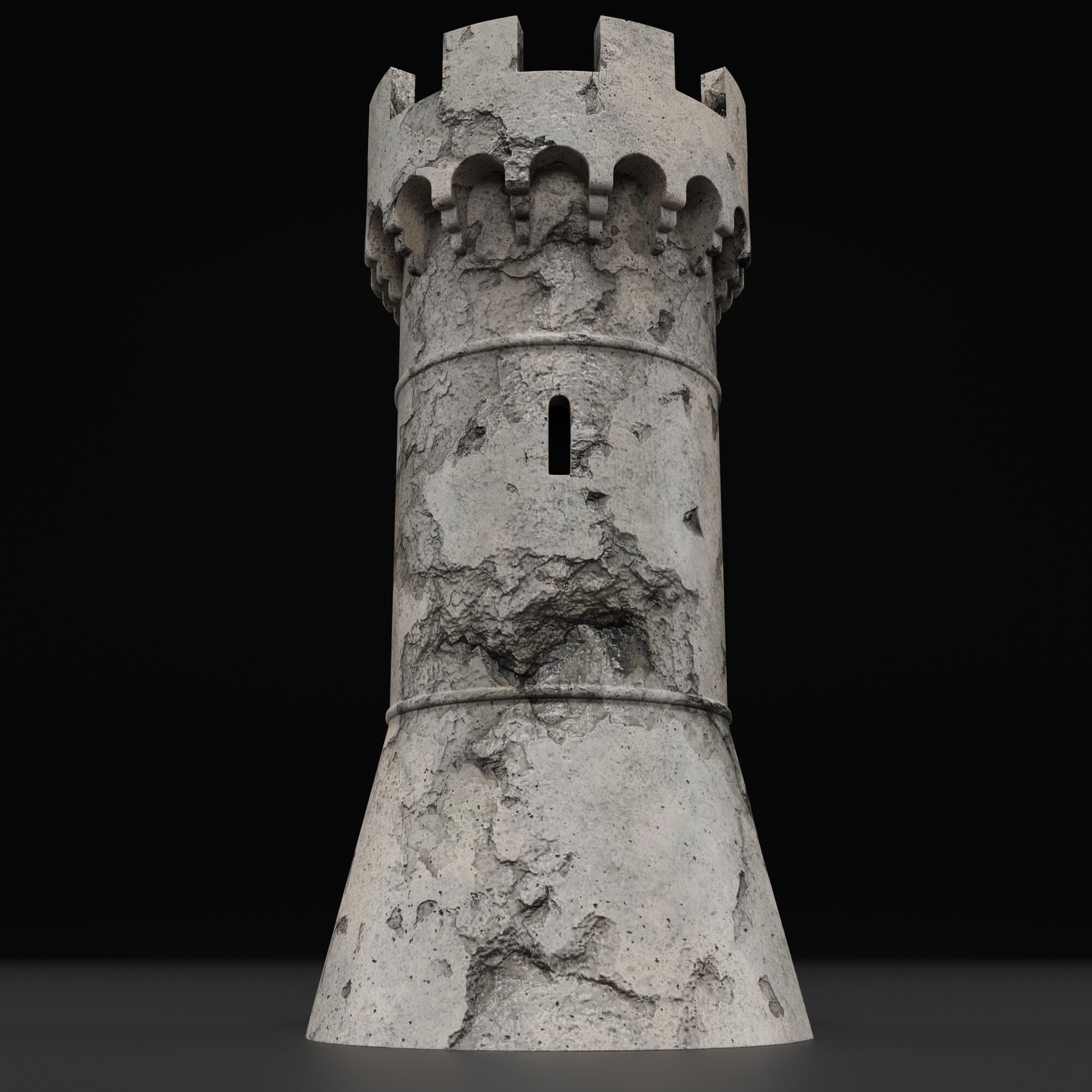 Medieval Tower - 3D Model by 3DModelingCorp