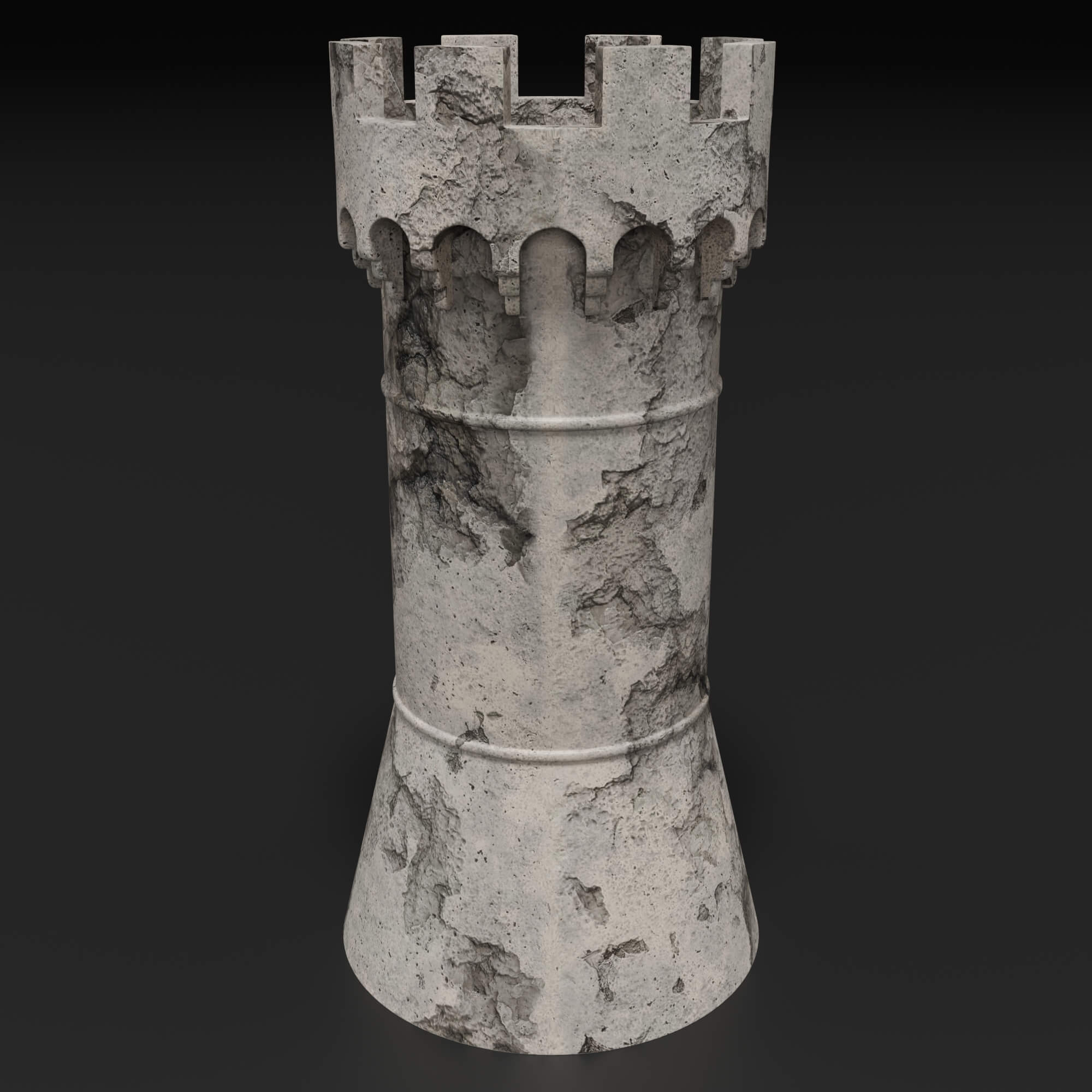 Medieval Tower - 3D Model by 3DModelingCorp