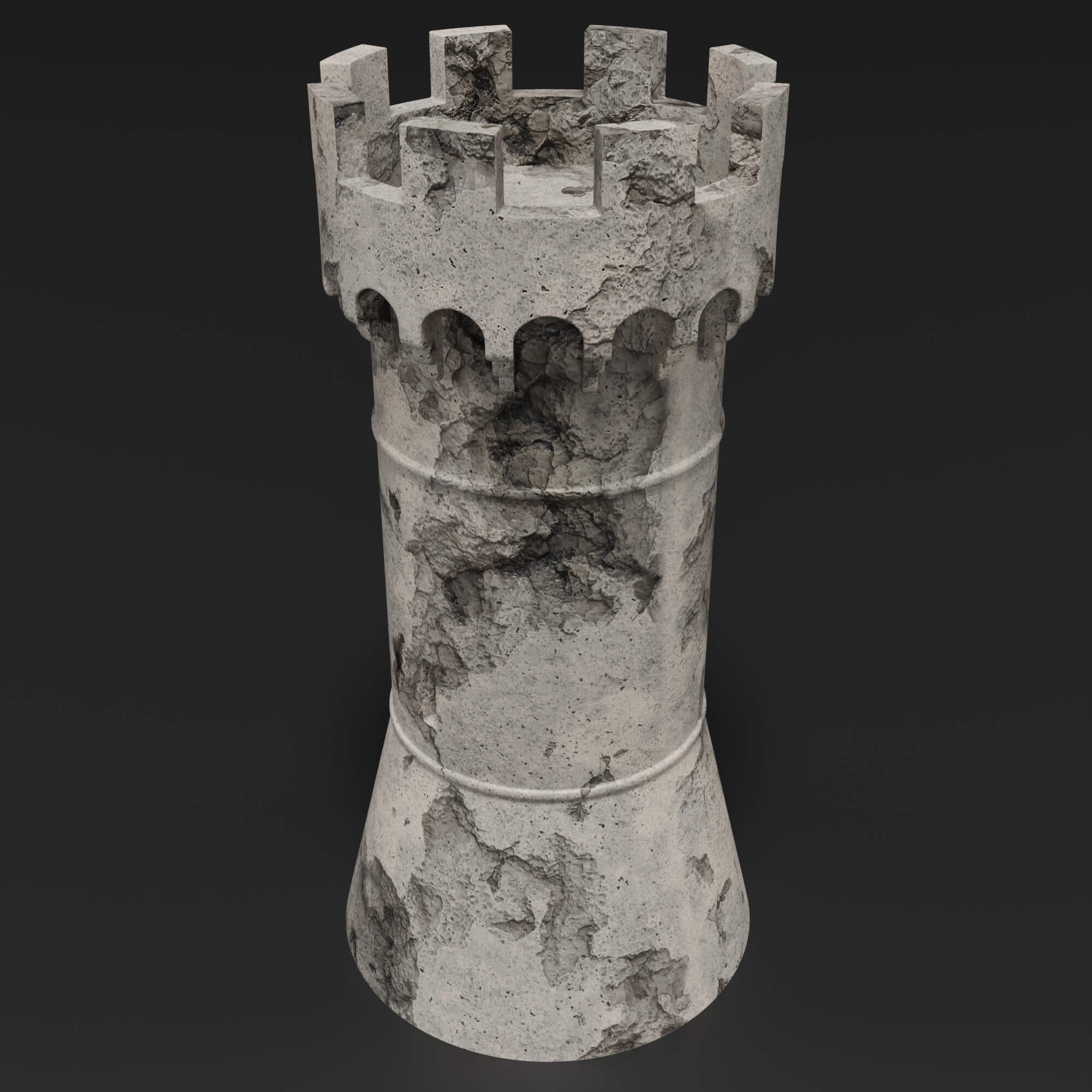 Medieval Tower - 3D Model by 3DModelingCorp