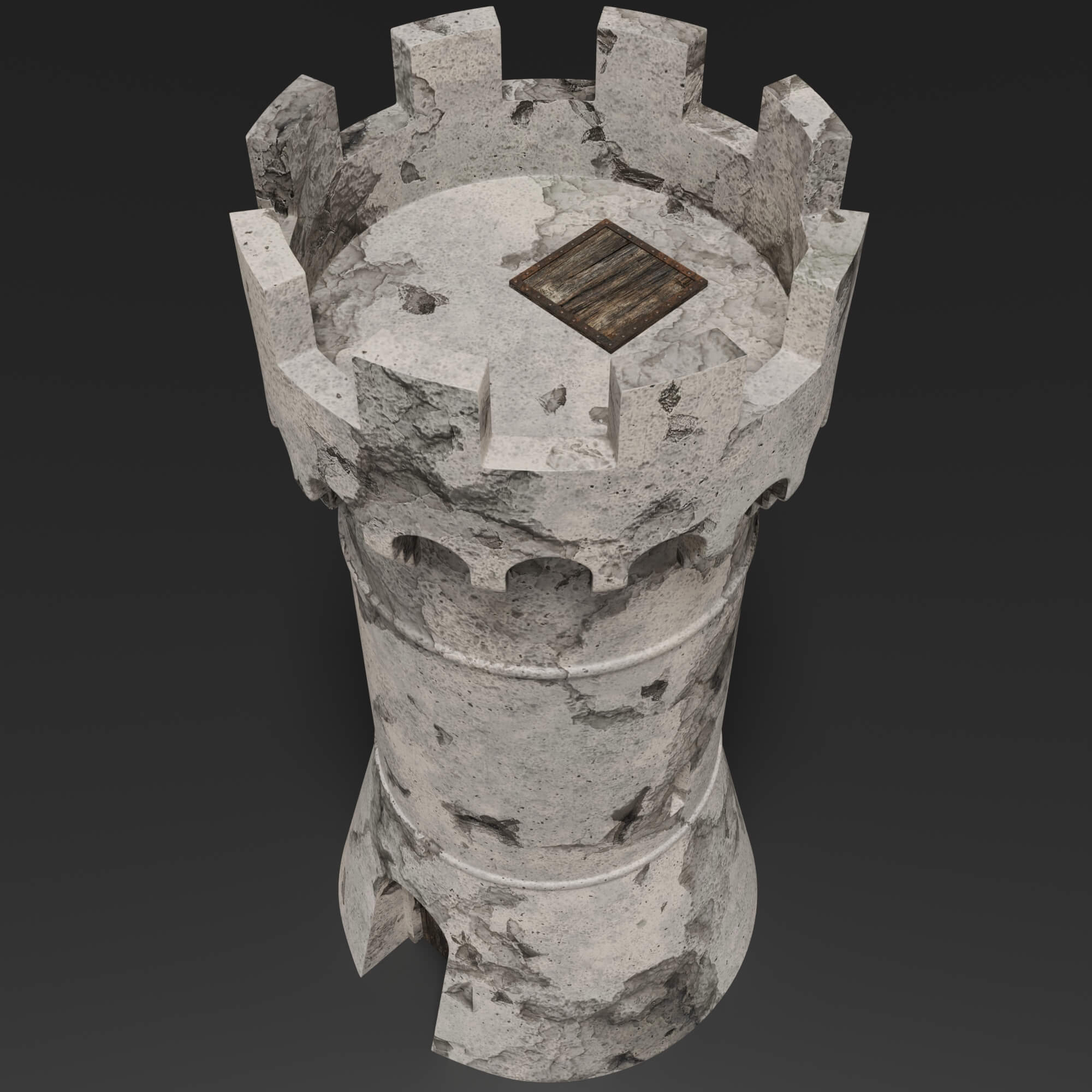 Medieval Tower - 3D Model by 3DModelingCorp
