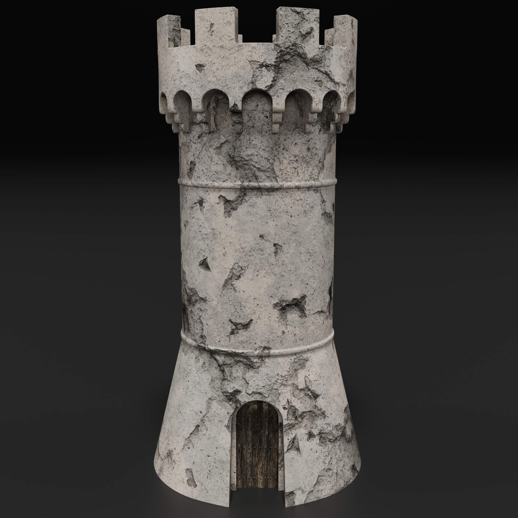 Medieval Tower - 3D Model by 3DModelingCorp