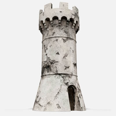 Medieval Tower - 3D Model by 3DModelingCorp