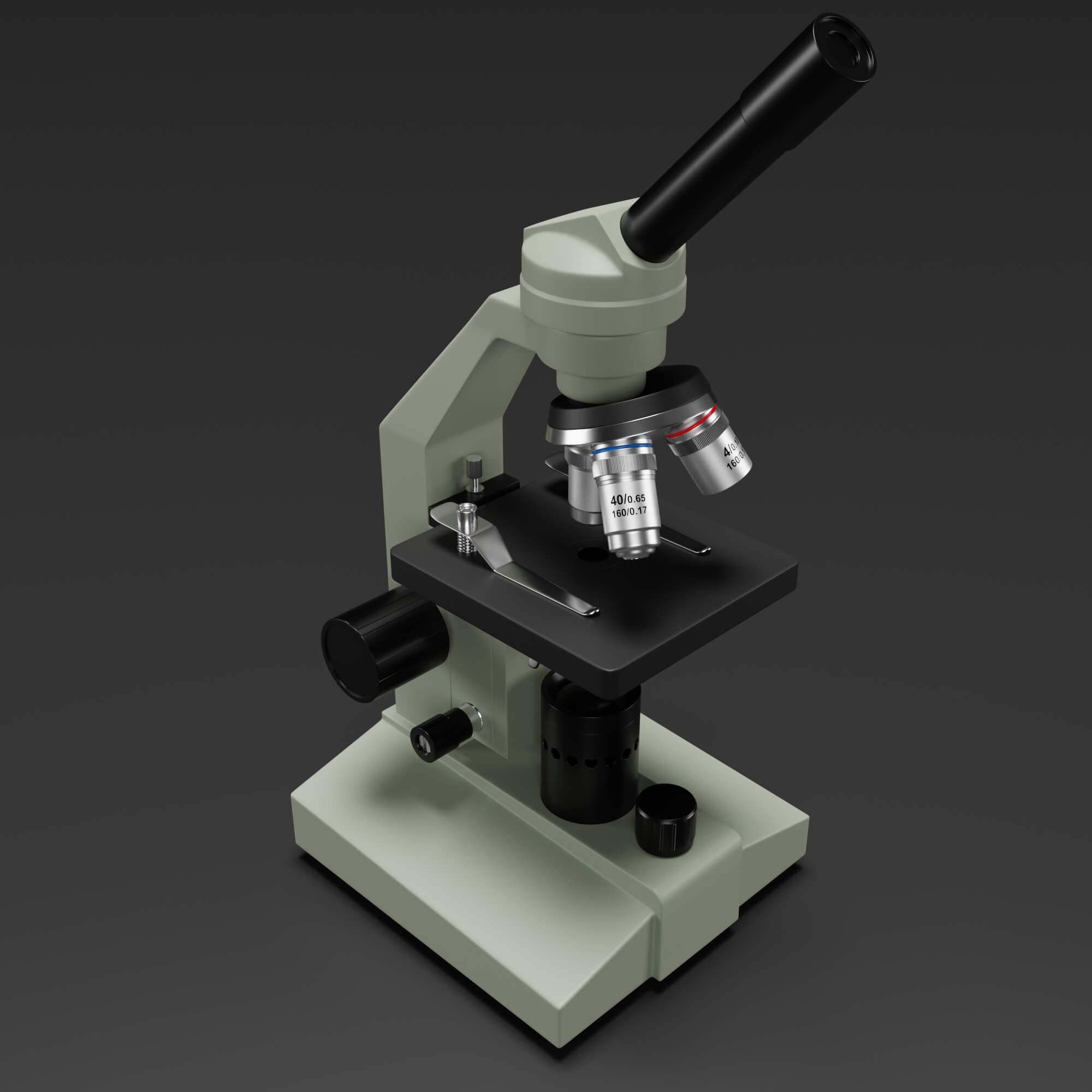 Microscope 3D by 3DModelingCorp