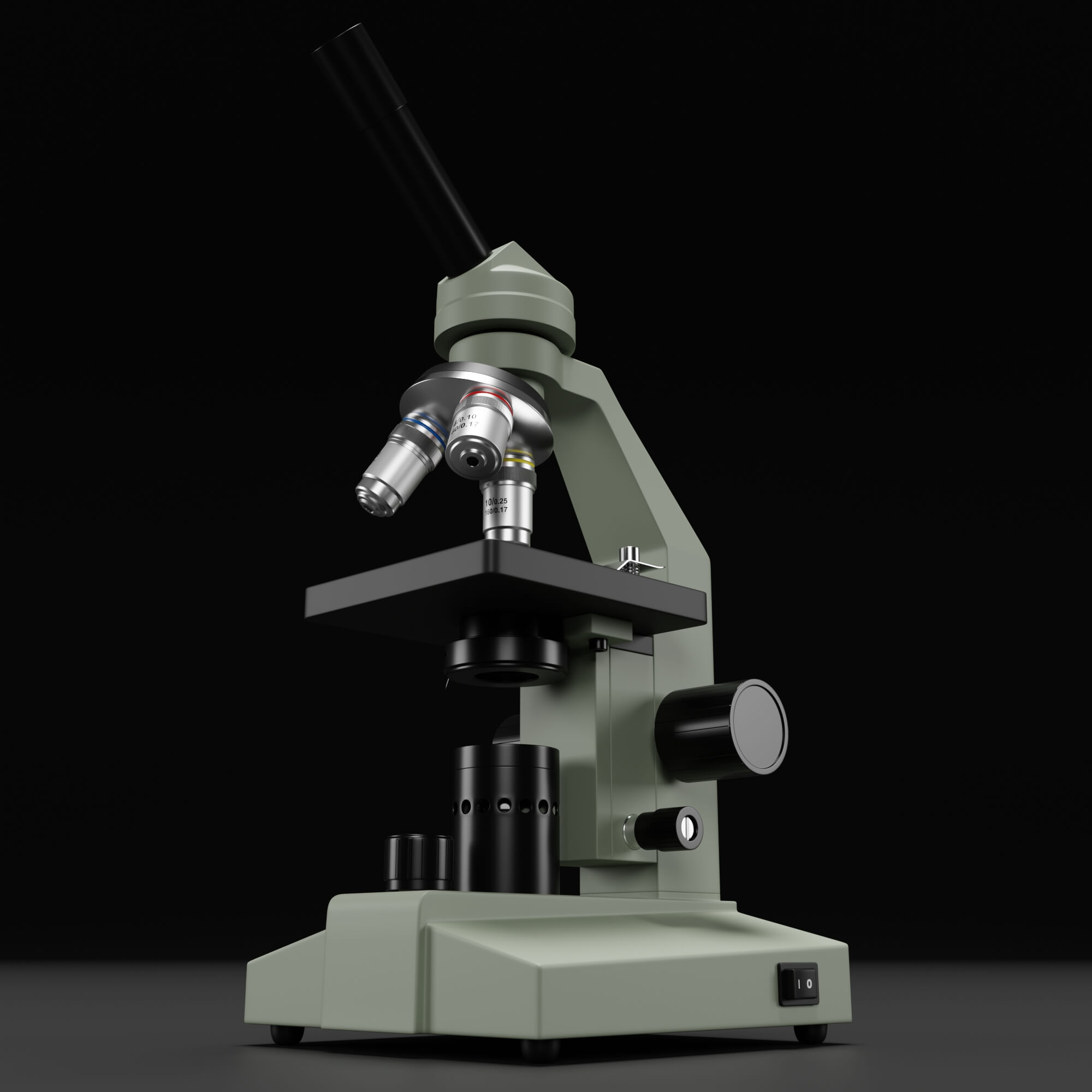 Microscope 3D by 3DModelingCorp