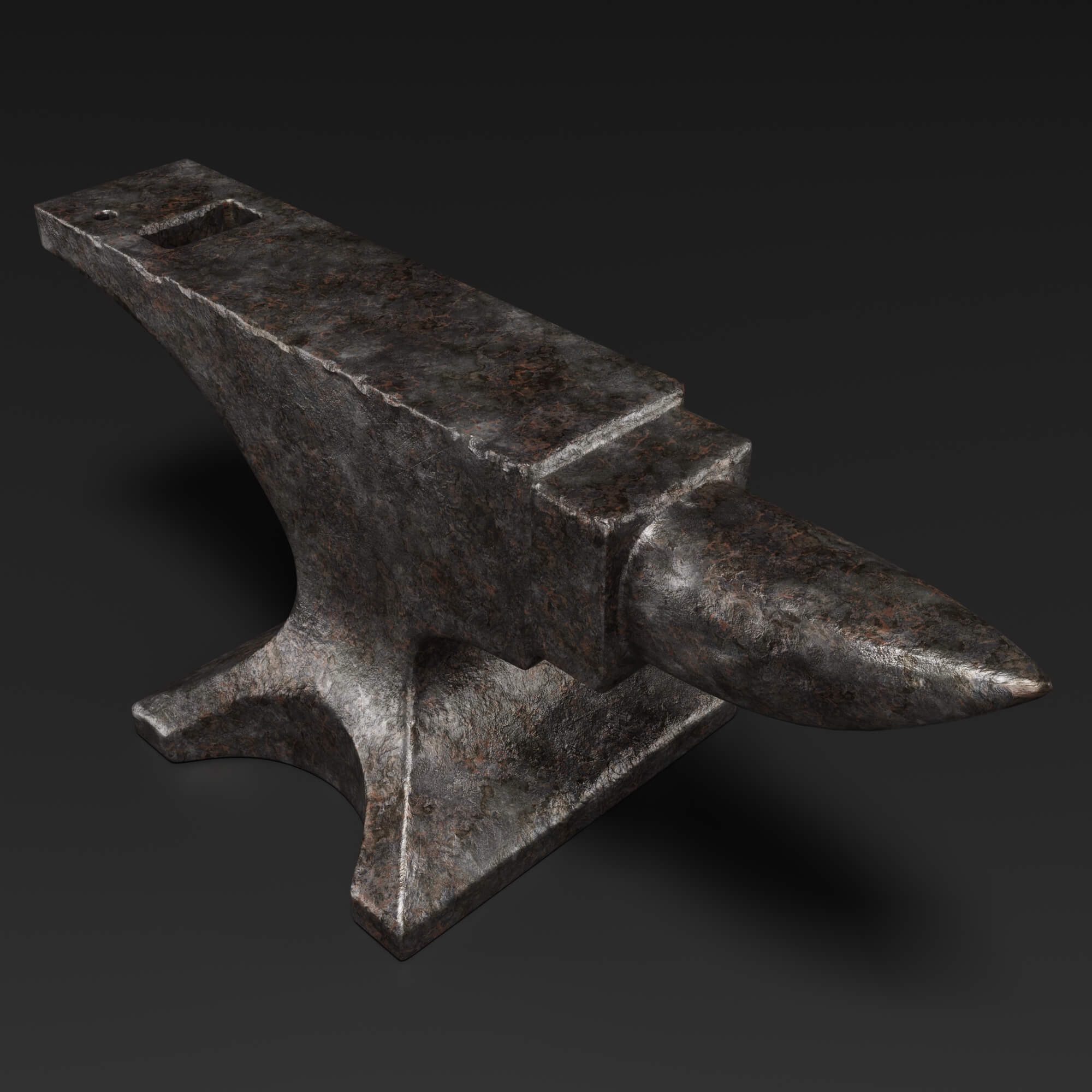 Old Medieval Anvil - 3D Model by 3DModelingCorp