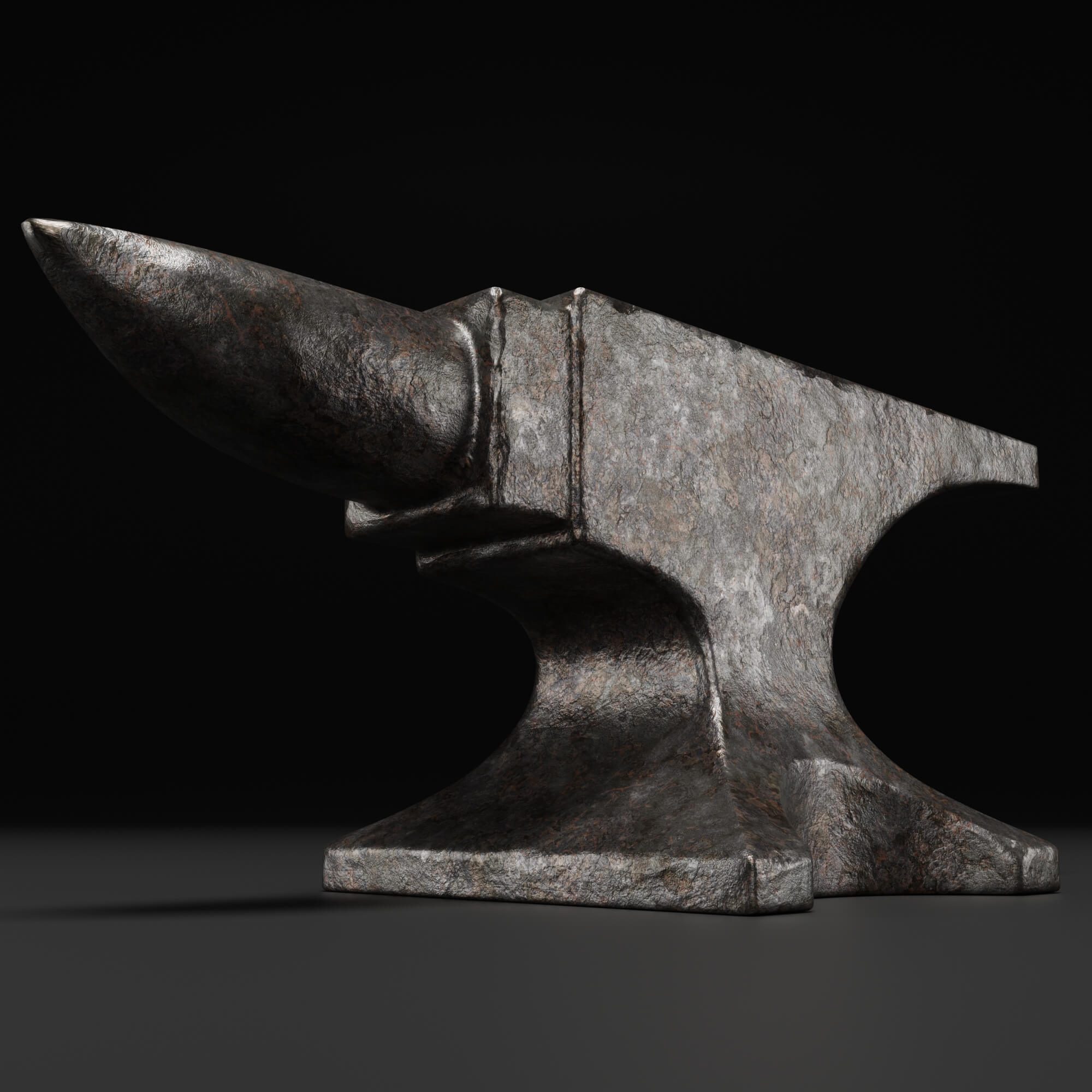 Old Medieval Anvil - 3D Model by 3DModelingCorp