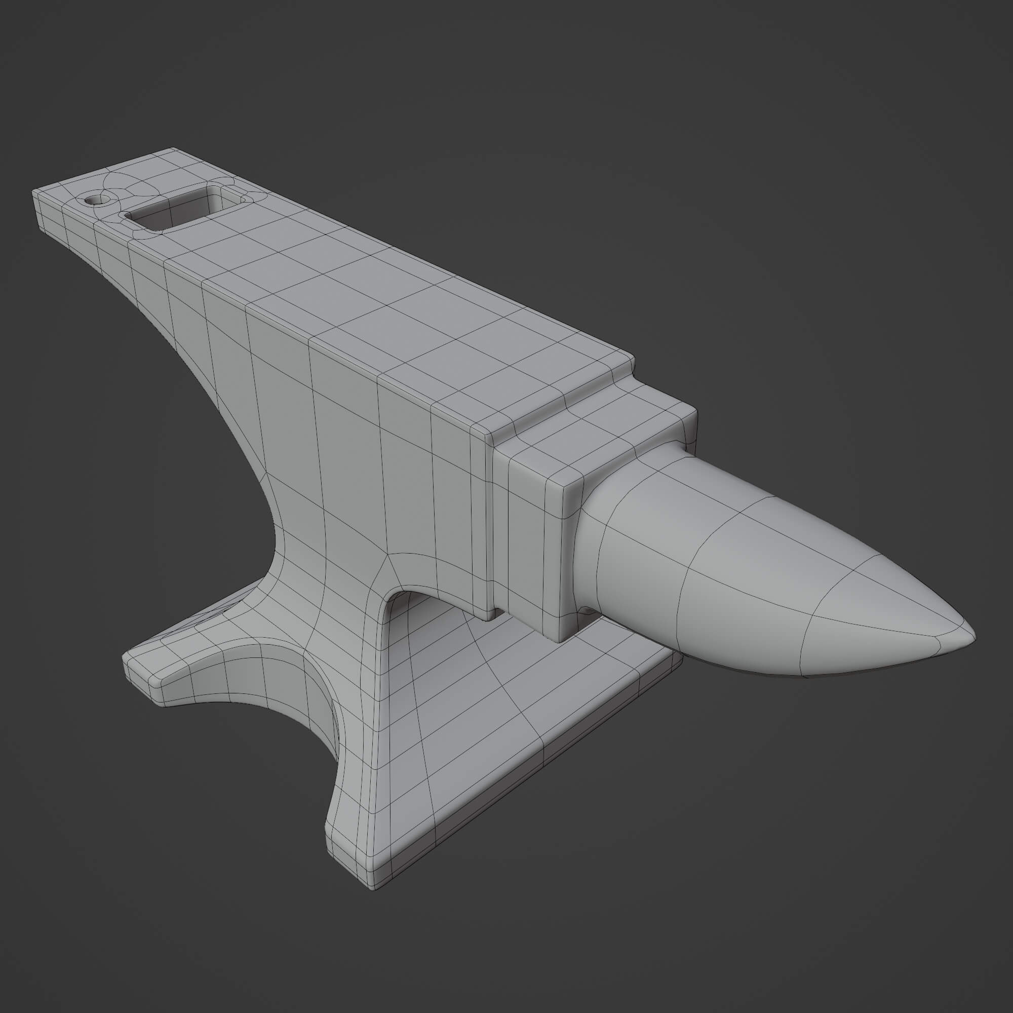 Old Medieval Anvil - 3D Model by 3DModelingCorp