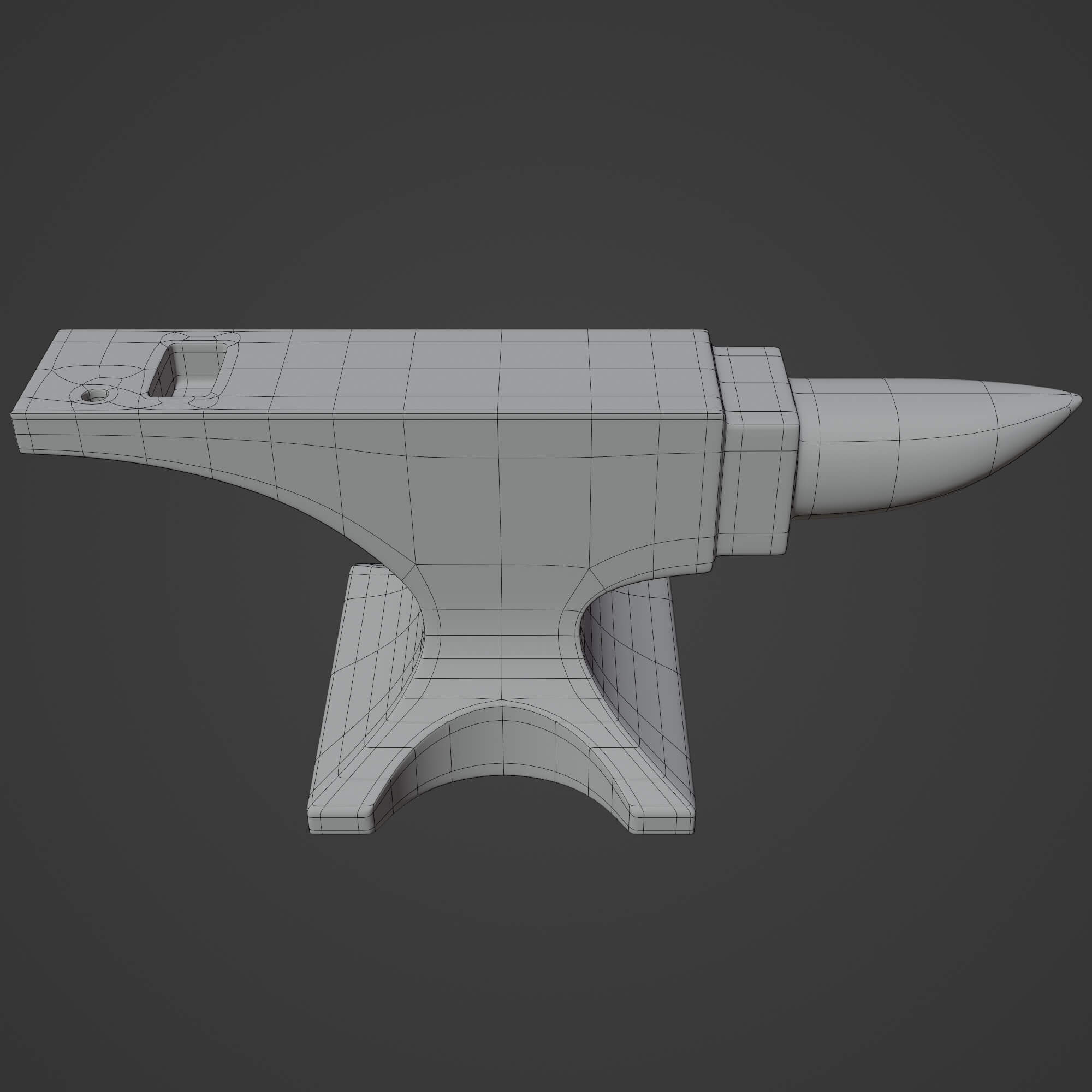 Old Medieval Anvil - 3D Model by 3DModelingCorp