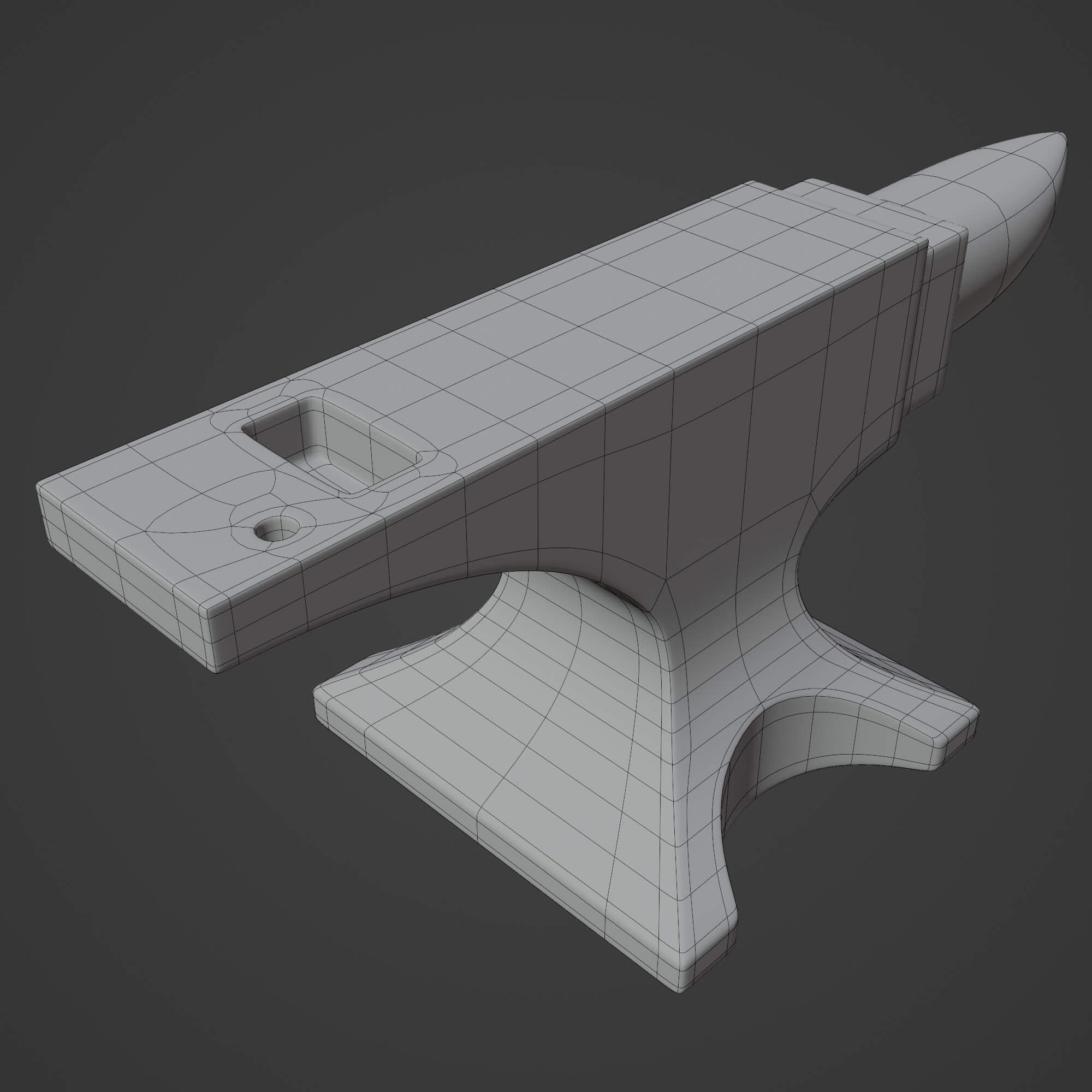 Old Medieval Anvil - 3D Model by 3DModelingCorp