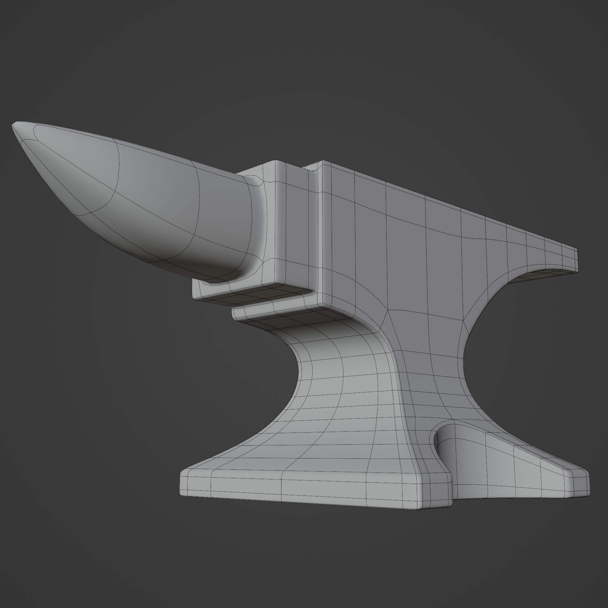 Old Medieval Anvil - 3D Model by 3DModelingCorp