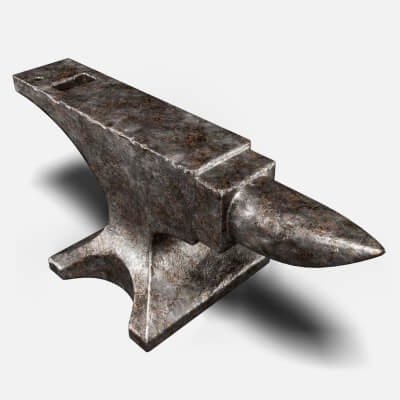 Old Medieval Anvil - 3D Model by 3DModelingCorp