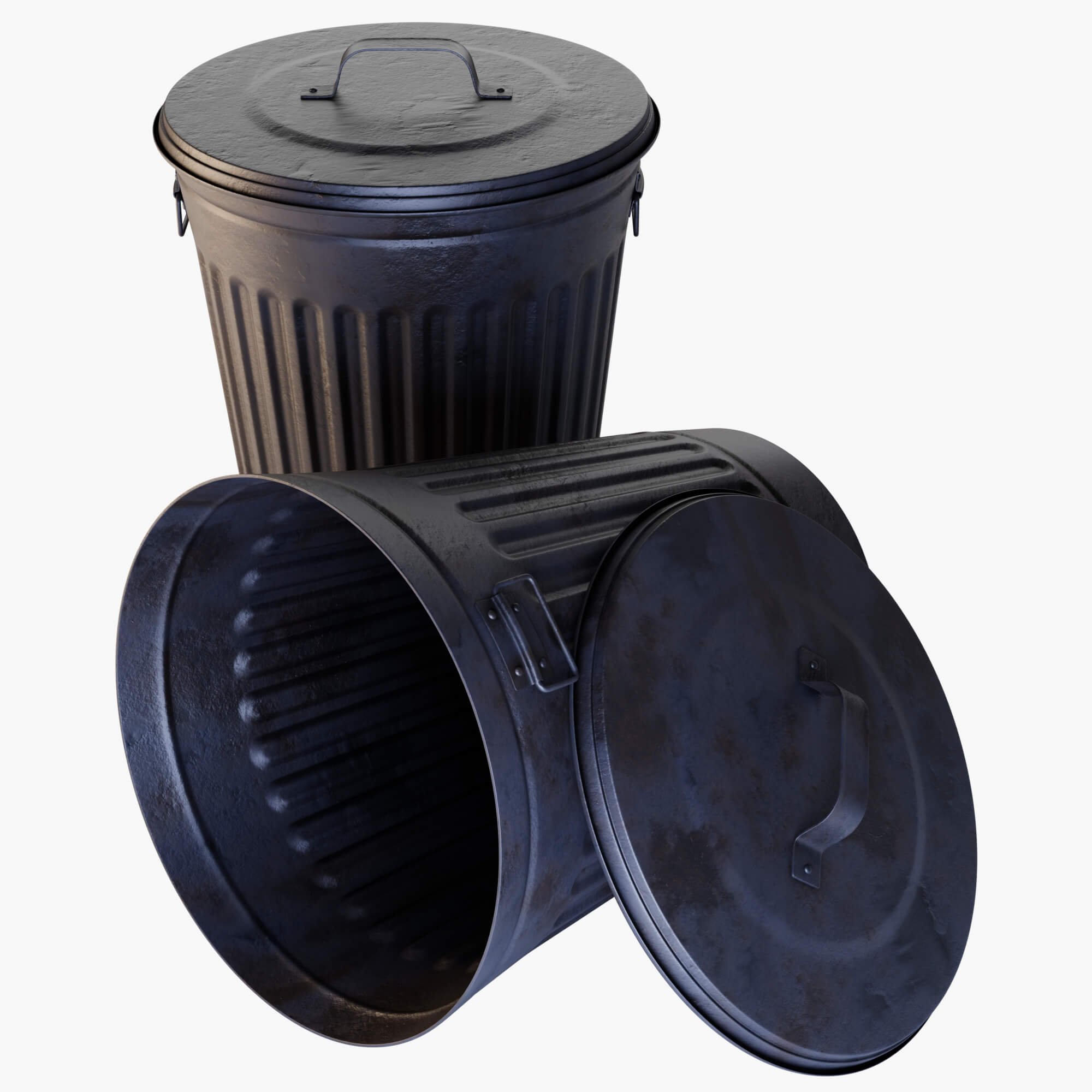 Old Garbage Can - 3D Model by 3DModelingCorp