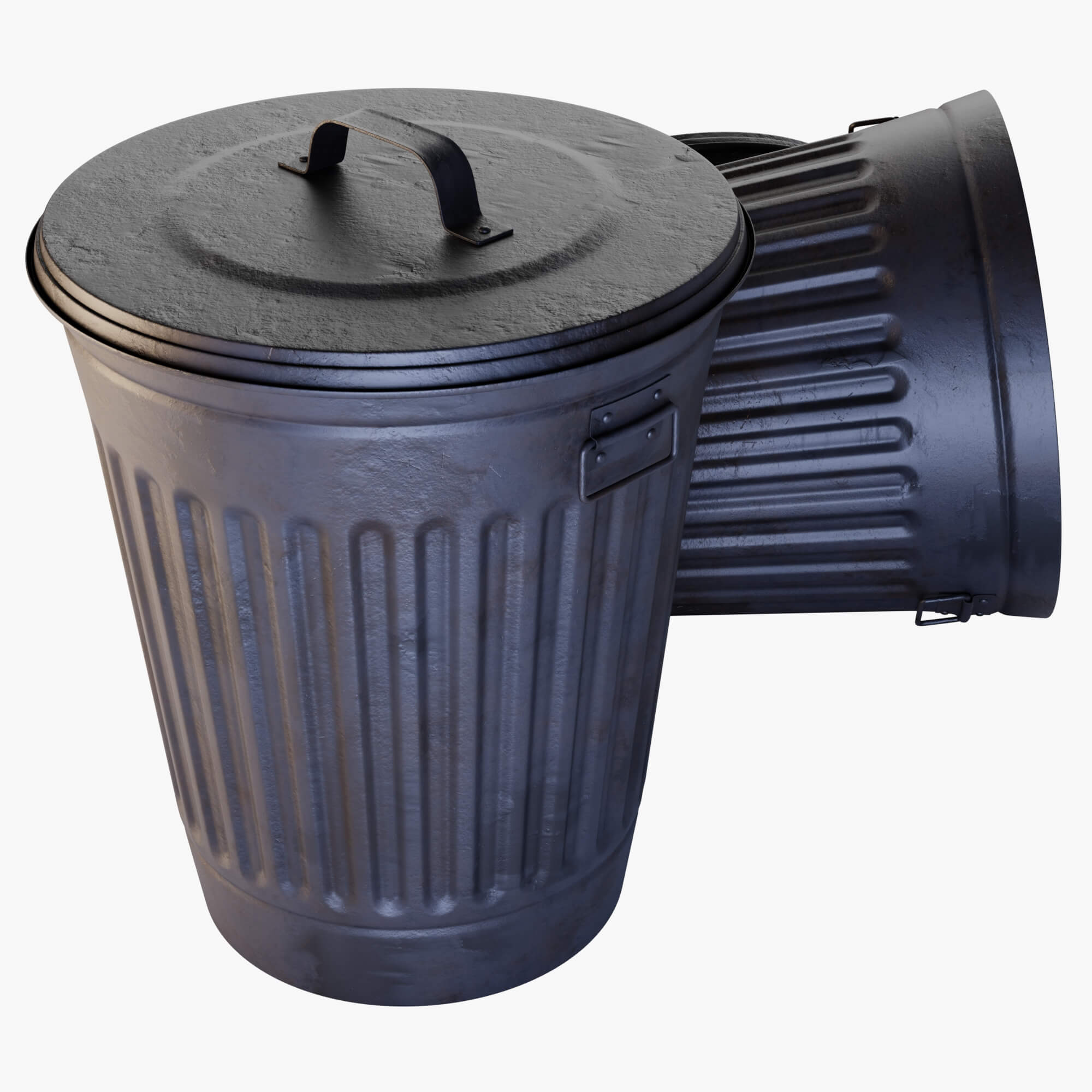 Old Garbage Can - 3D Model by 3DModelingCorp