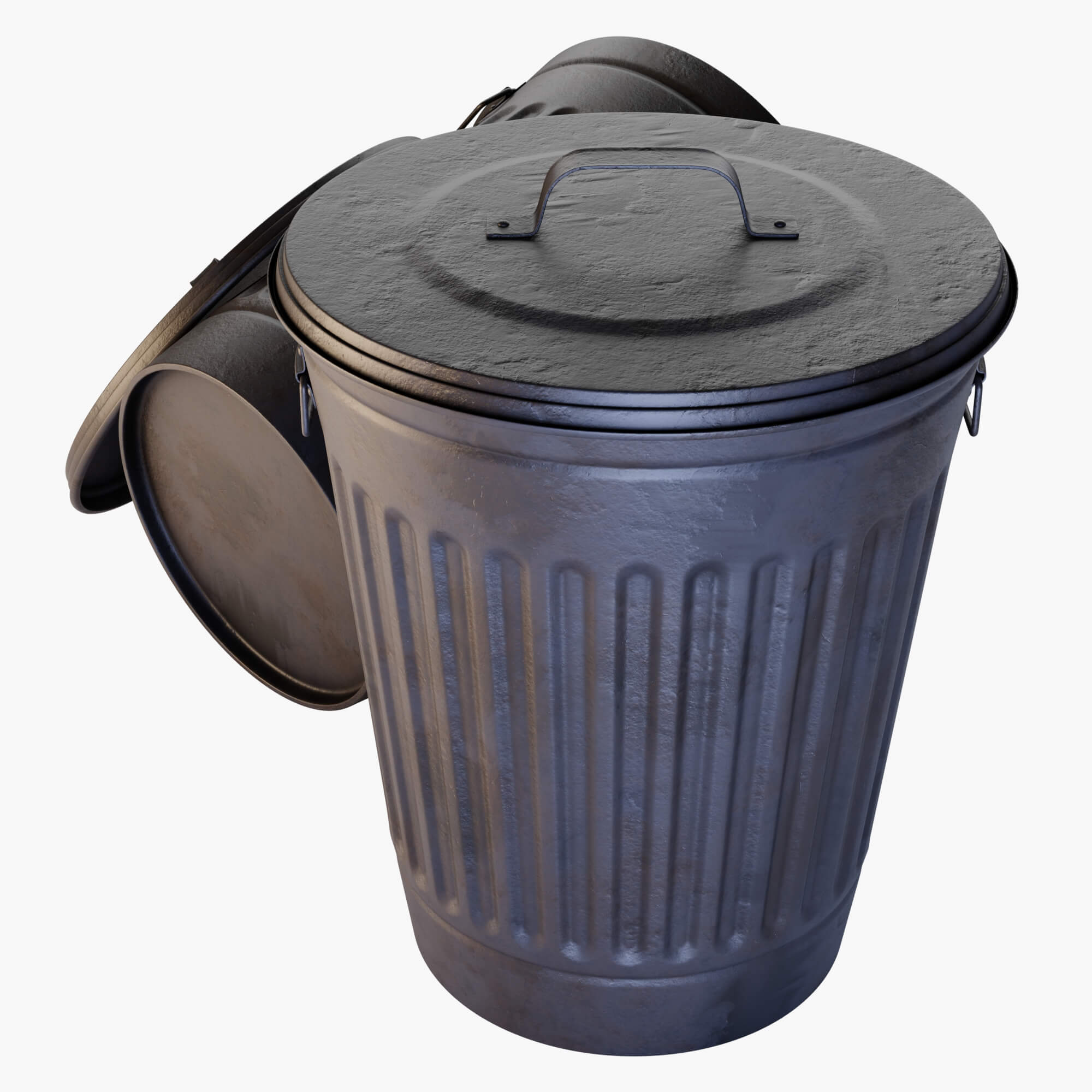 Old Garbage Can - 3D Model by 3DModelingCorp