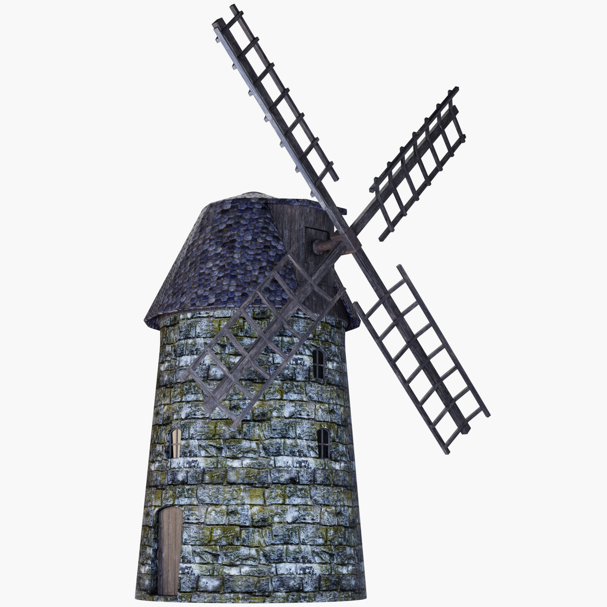 Old Windmill - 3D Model by 3DModelingCorp