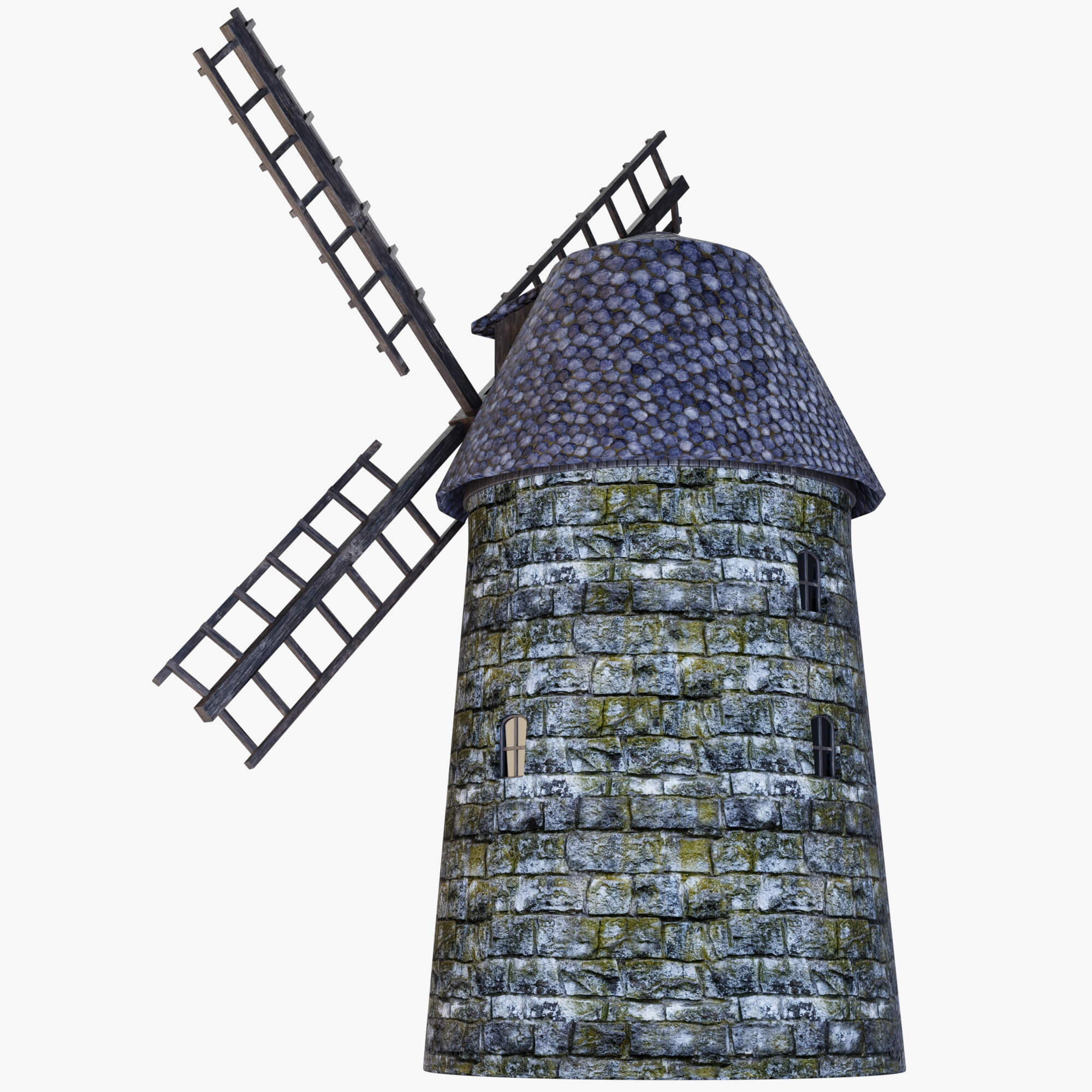 Old Windmill - 3D Model by 3DModelingCorp