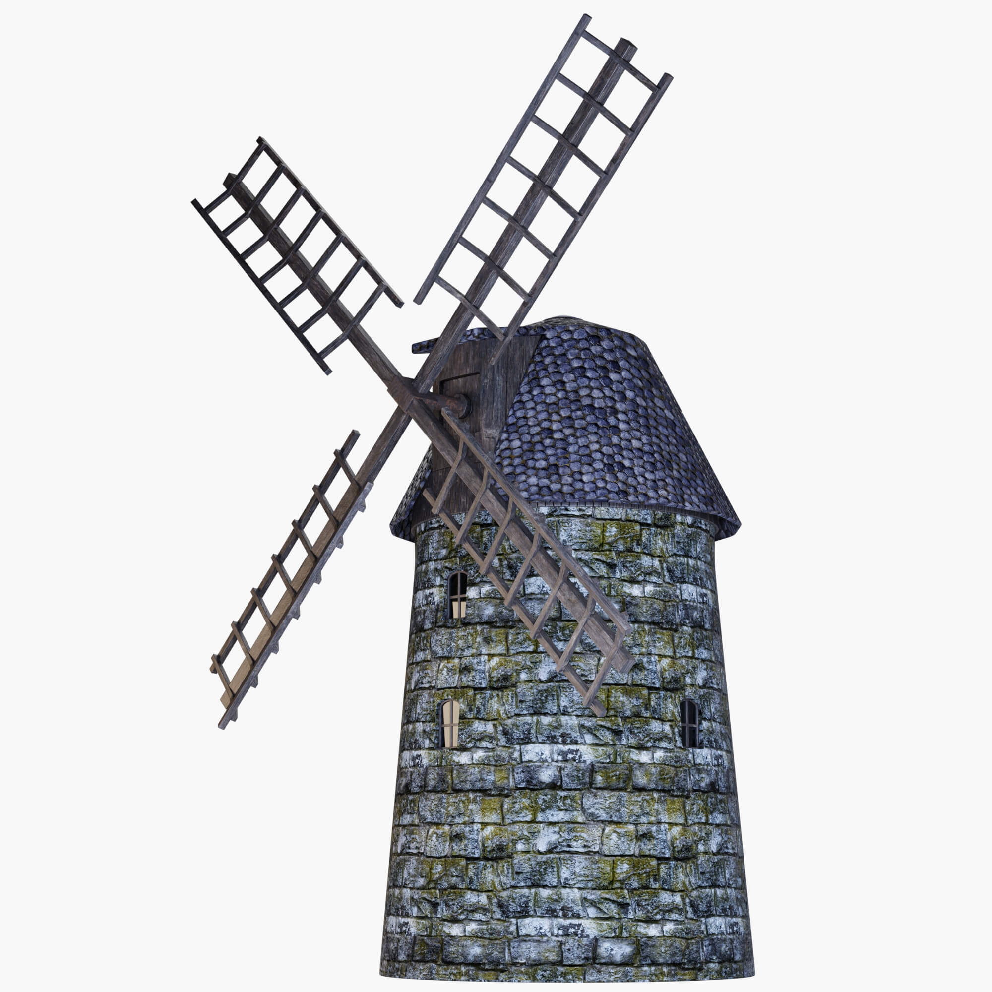 Old Windmill - 3D Model by 3DModelingCorp