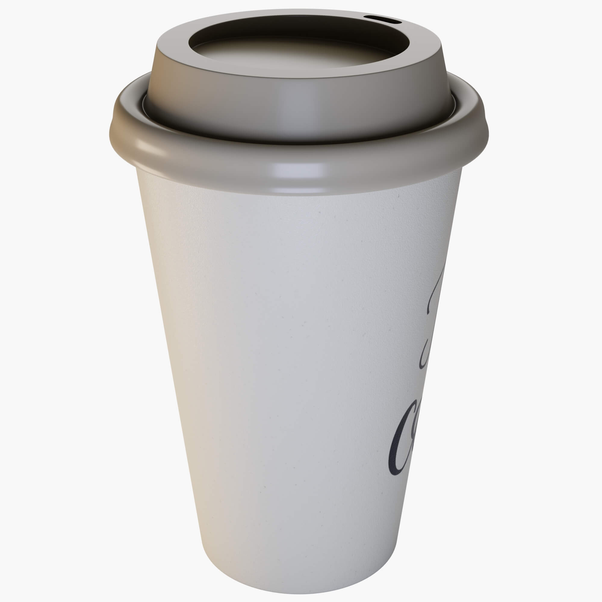 On the Go Cup Coffee - 3D Model by 3DModelingCorp