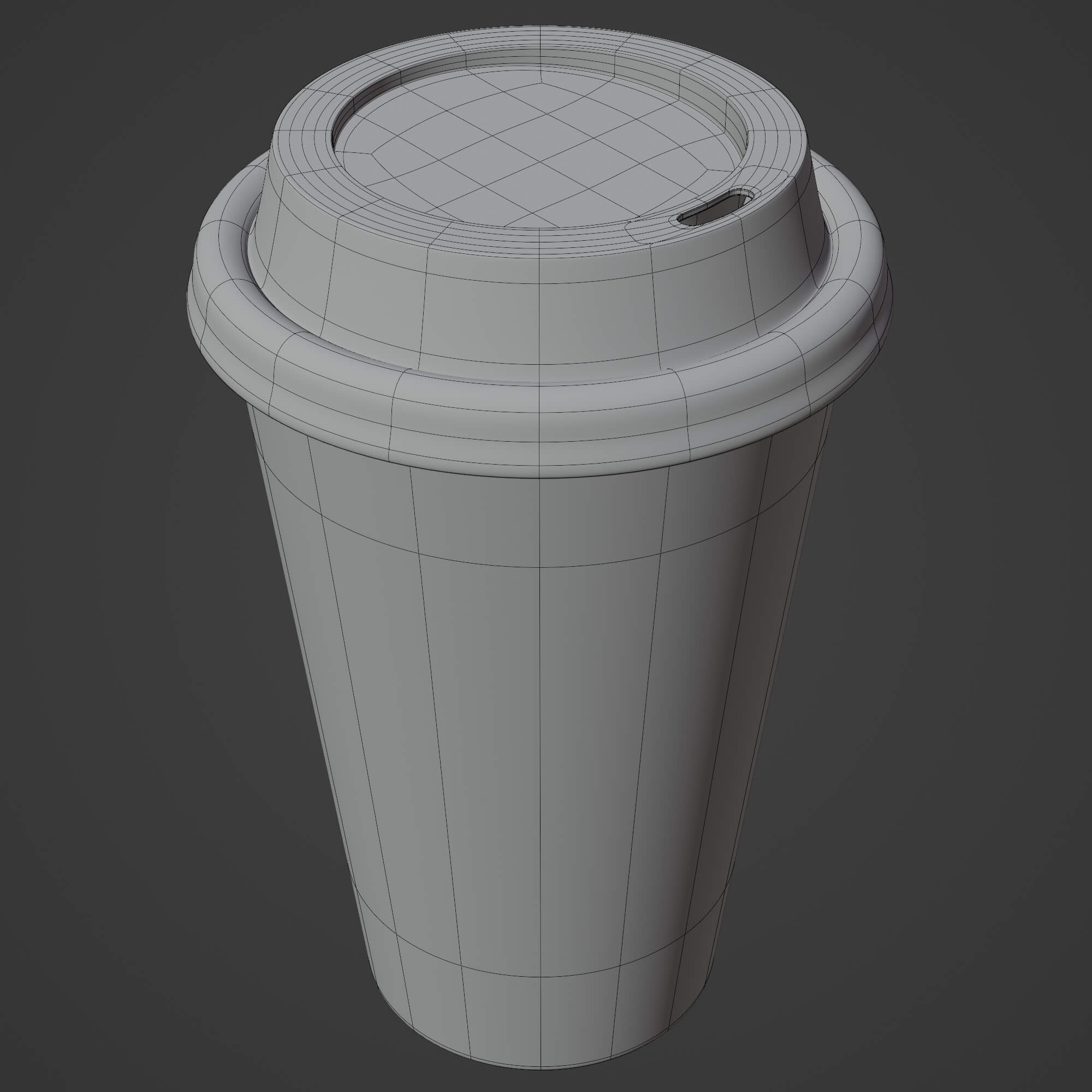 On the Go Cup Coffee - 3D Model by 3DModelingCorp