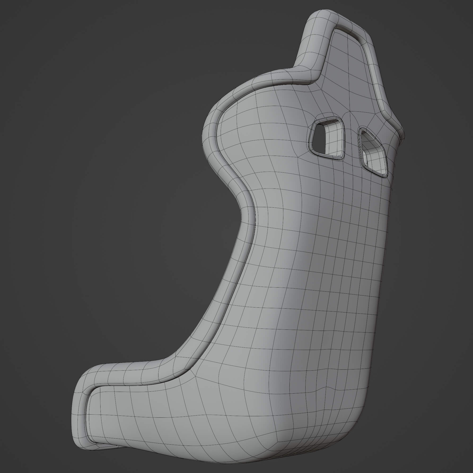 Racing Car Seat - 3D Model by 3DModelingCorp