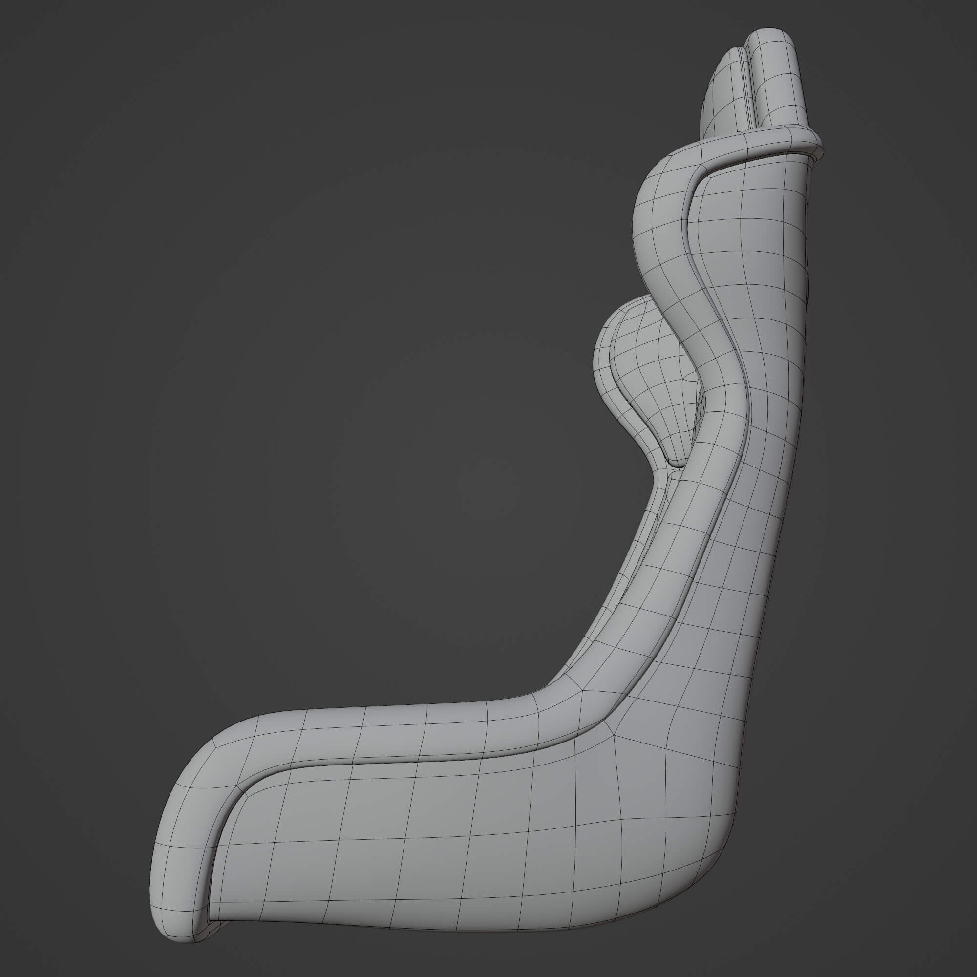 Racing Car Seat - 3D Model by 3DModelingCorp