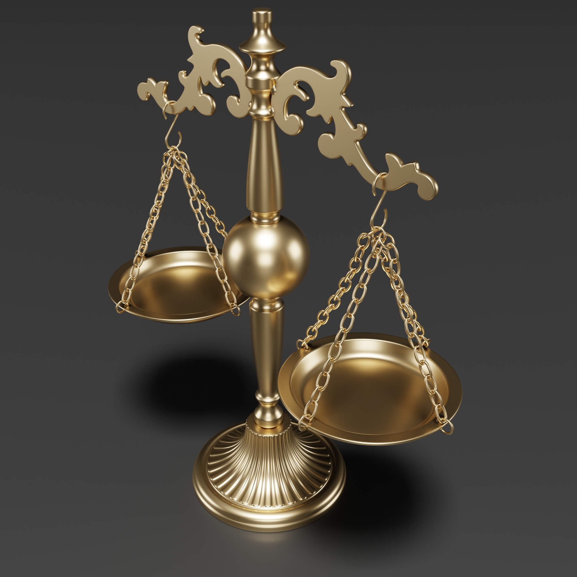 Scale of Justice - 3D Model by 3DModelingCorp