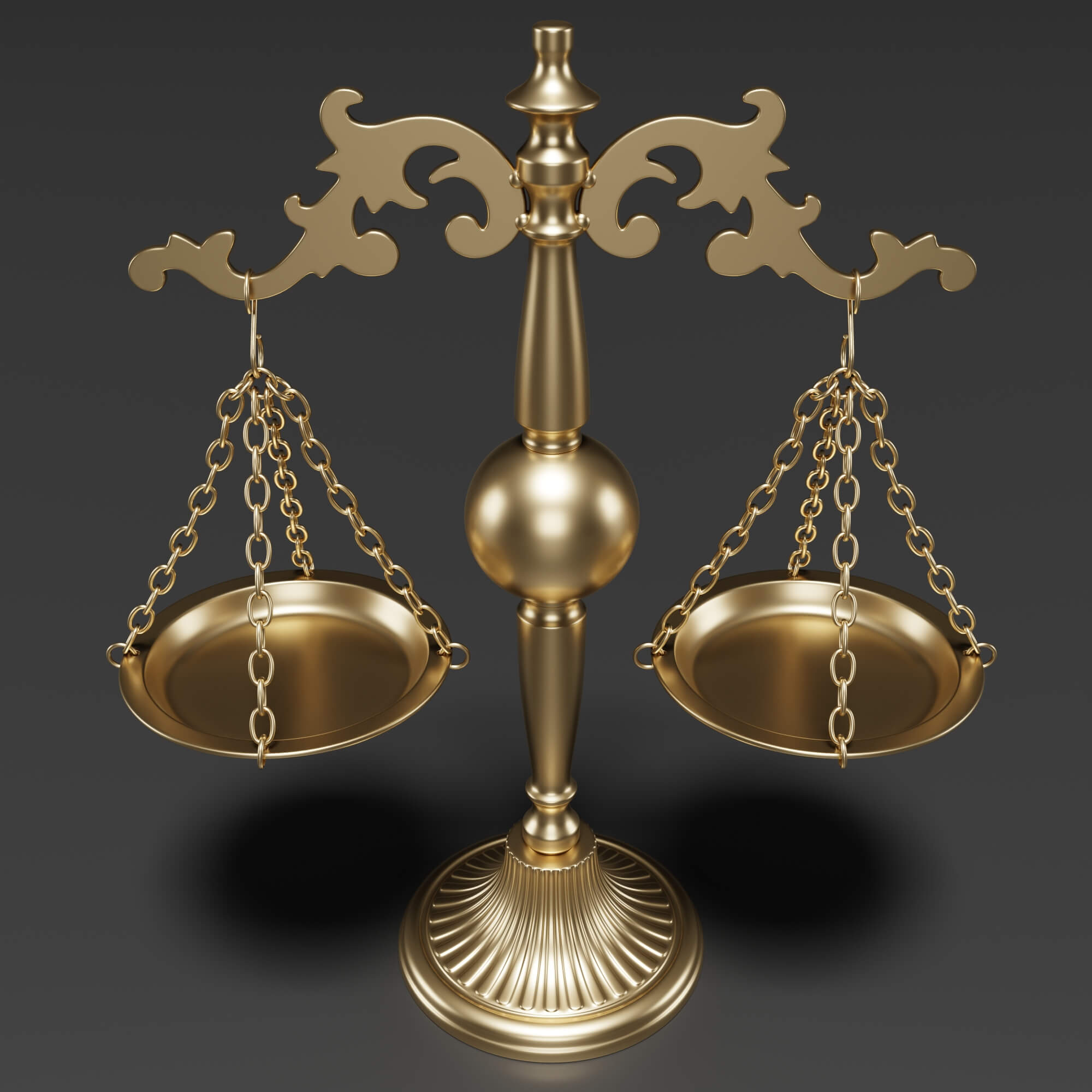 Scale of Justice - 3D Model by 3DModelingCorp